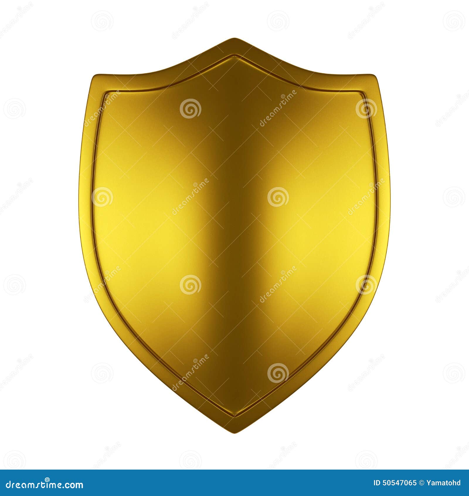Gold shield stock illustration. Illustration of security - 50547065