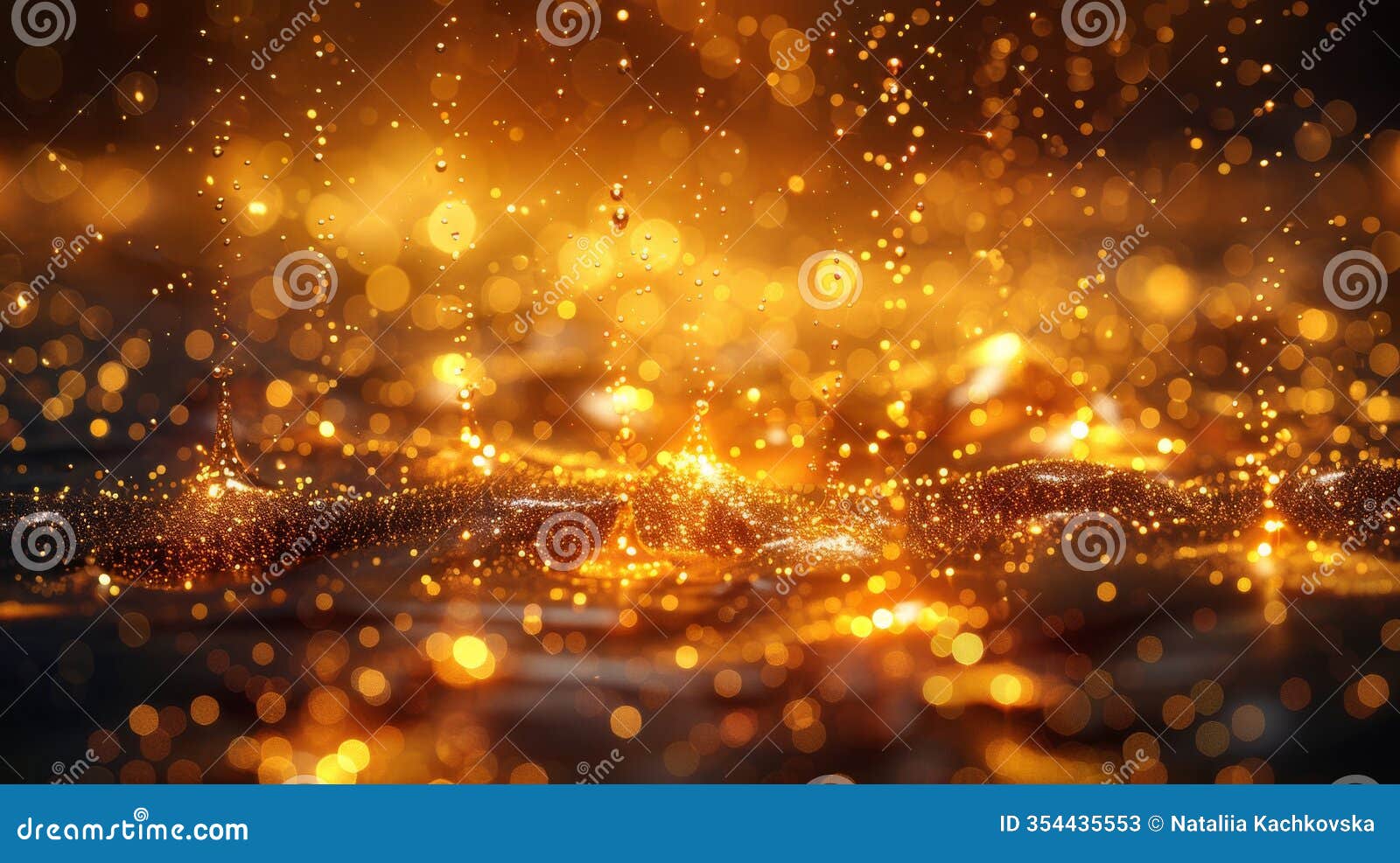 A gold shiny lights. stock image. Image of texture, glow - 354435553