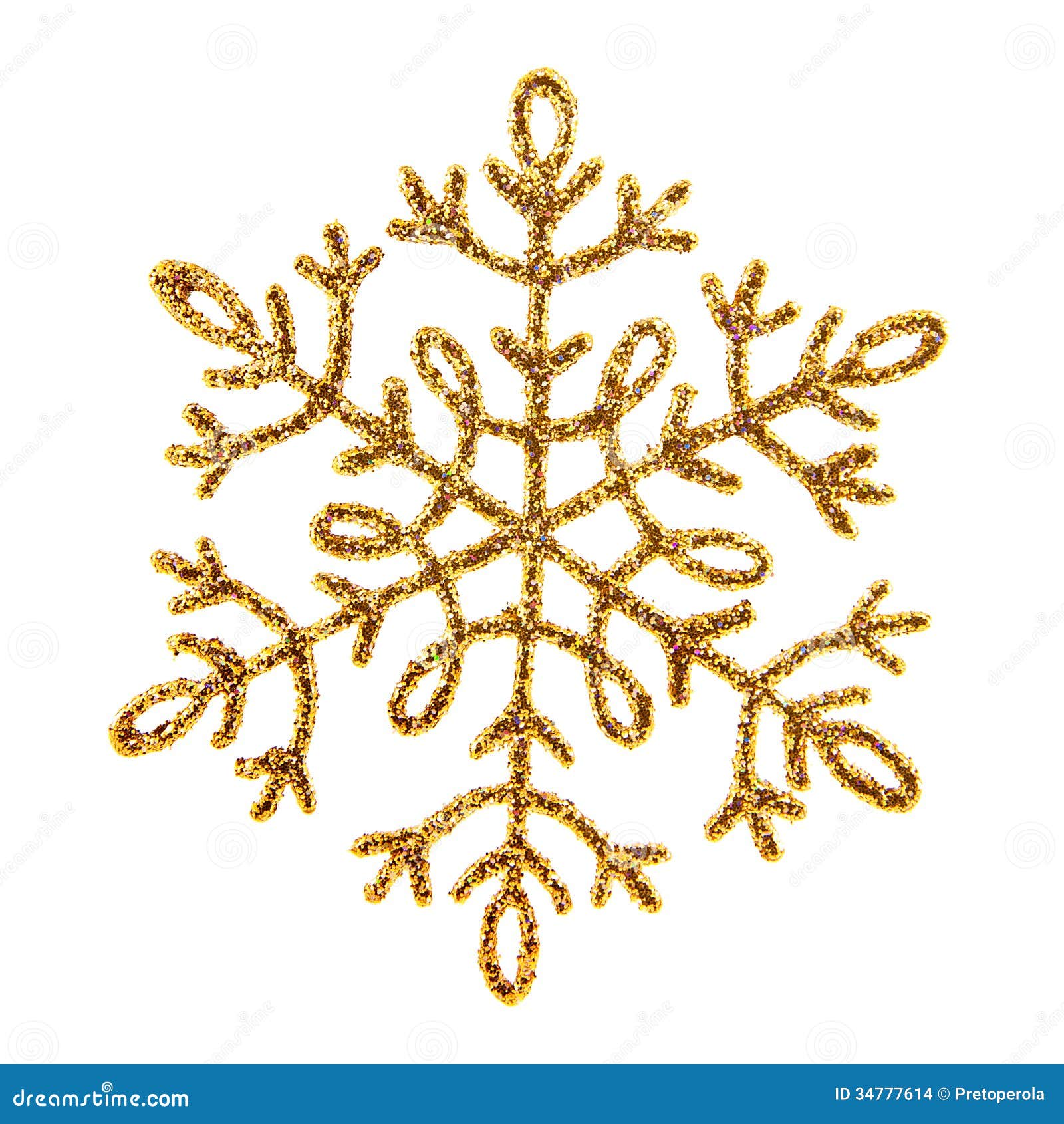 Gold shiny snowflake stock photo. Image of gold, ornate - 34777614
