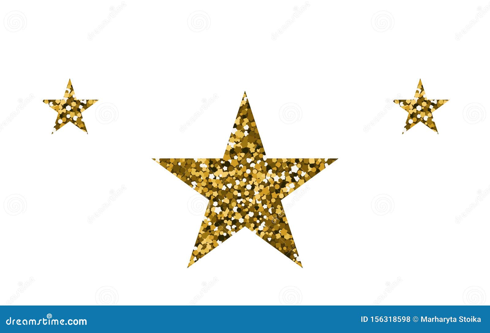 Gold shiny stars. stock vector. Illustration of star - 156318598