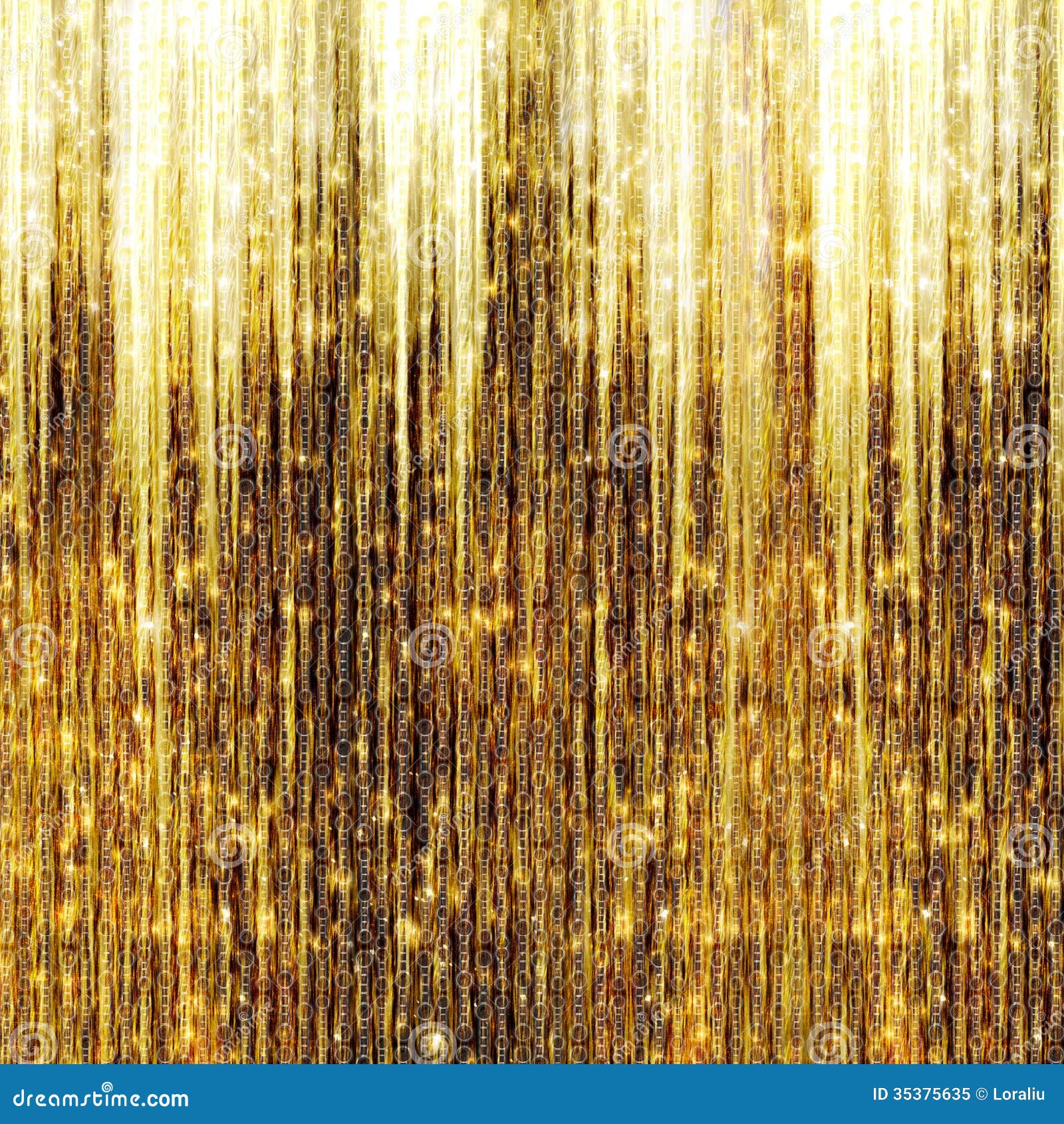 Gold Streamers Background