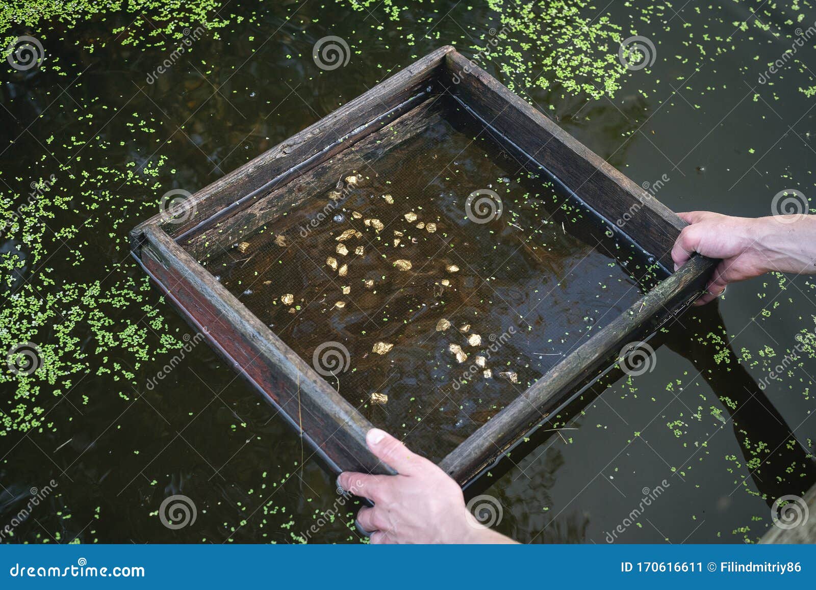 Gold. stock image. Image of dirt, grate, ground, industry - 170616611