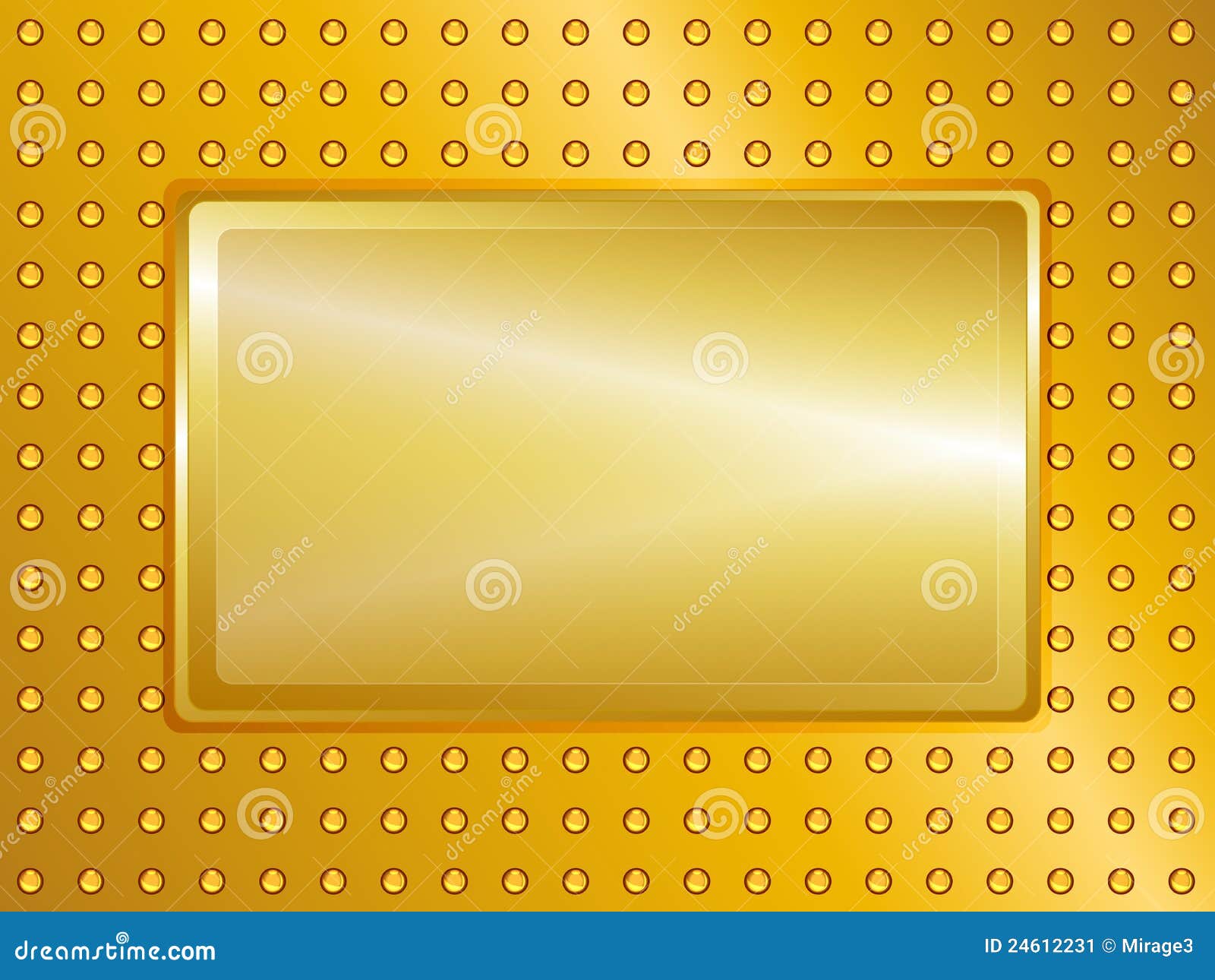 Gold sign and background stock illustration. Illustration of metal ...