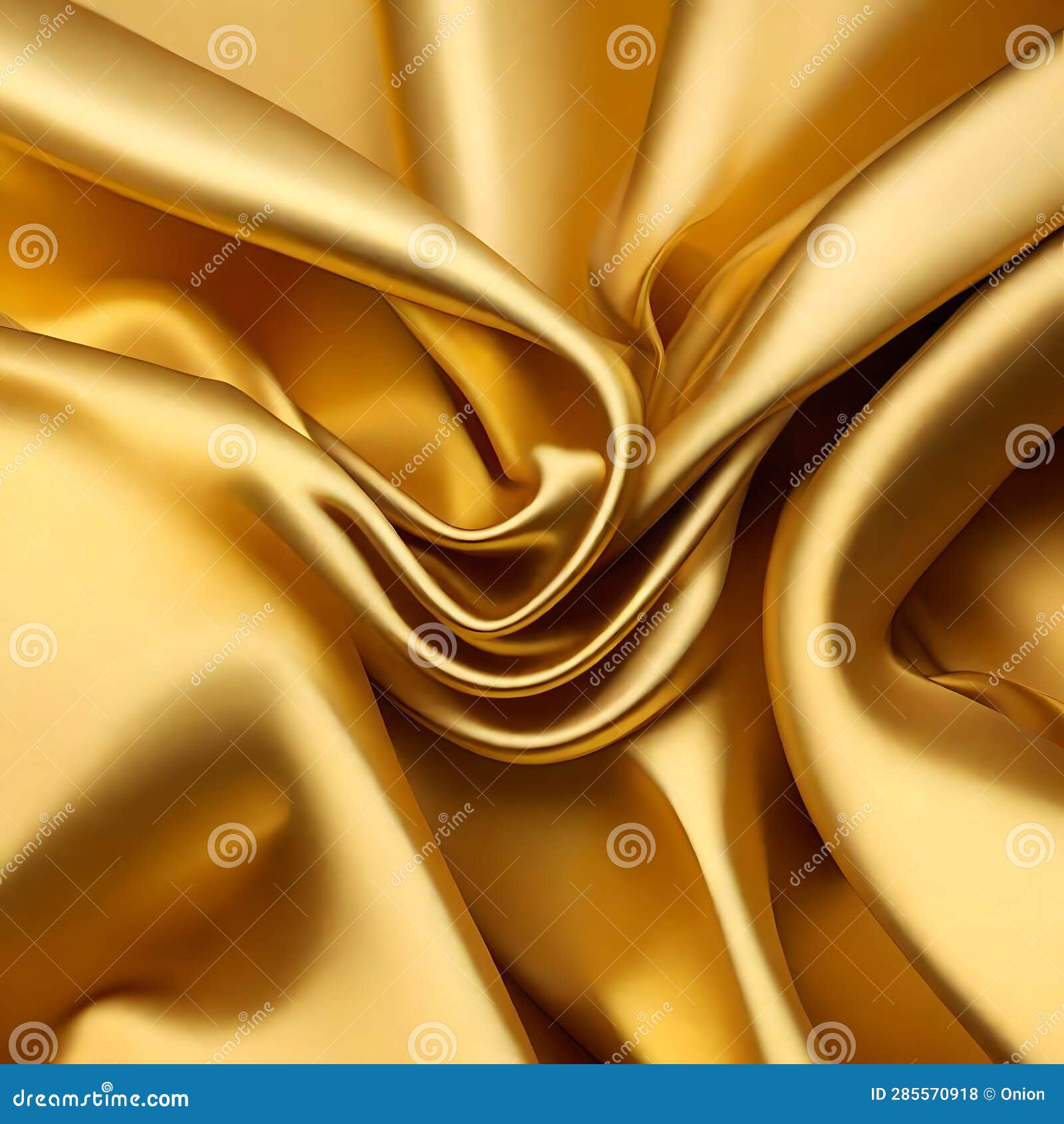 Gold Silk Cloth - Ai Generated Image Stock Illustration - Illustration ...