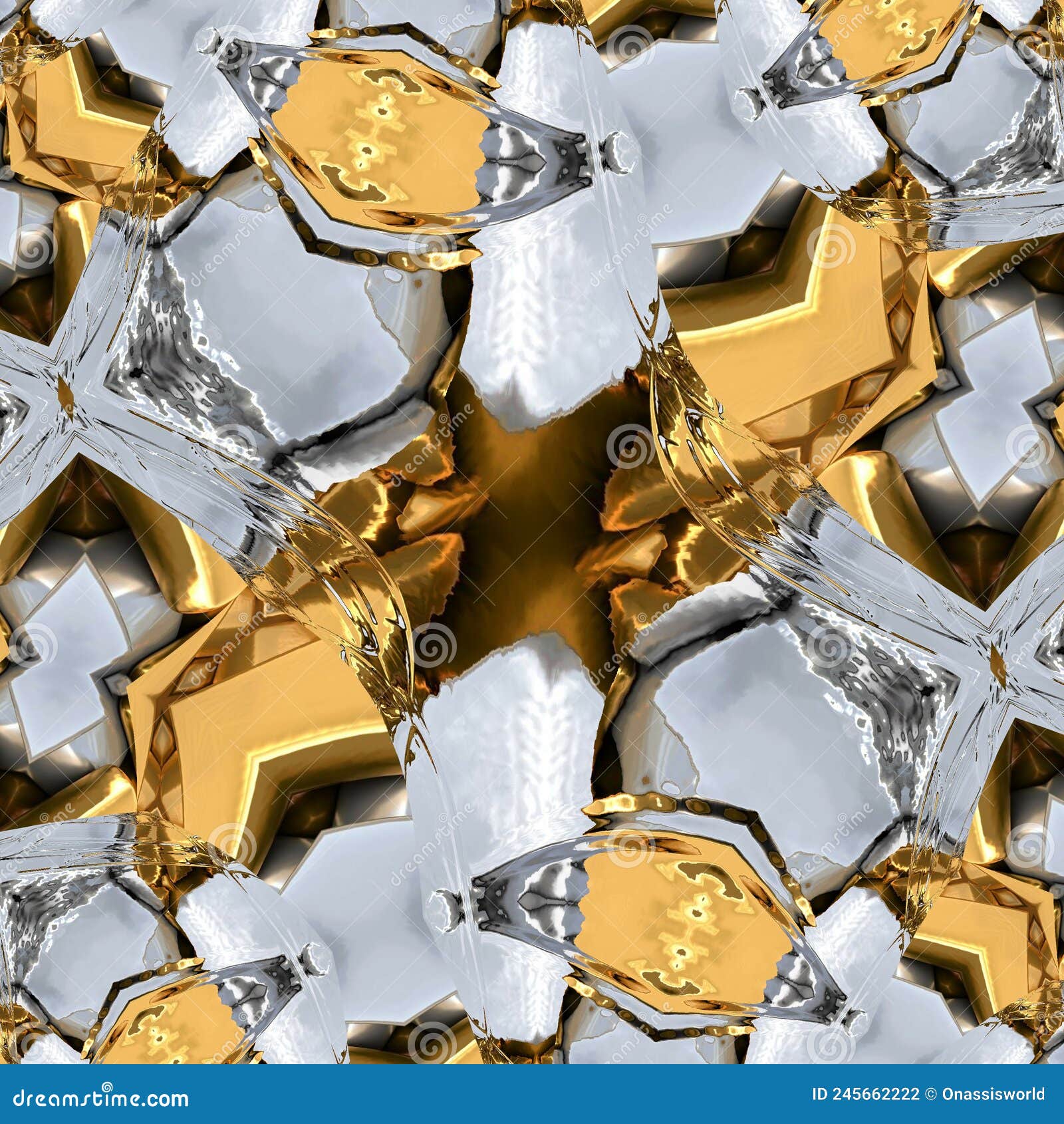 Gold Silver Abstracts stock illustration. Illustration of silver ...