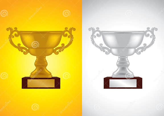 Gold and Silver Award - Vector Stock Vector - Illustration of prize ...
