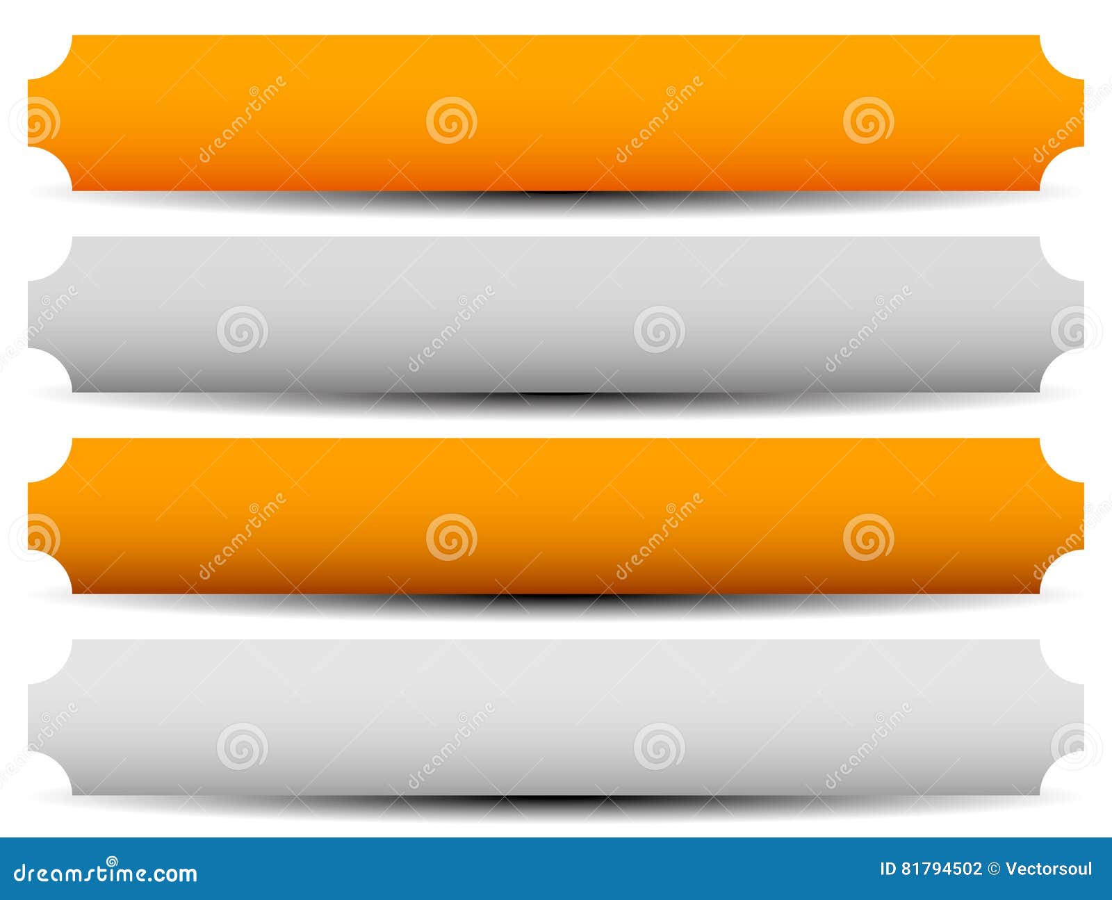 Gold, Silver, Bronze, Platinum Banners, Plaques, Bar With Bevele Vector ...