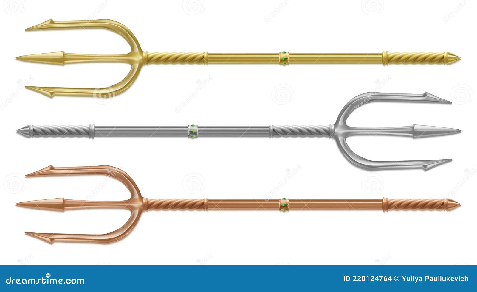 Trident Devil Design Cartoon Vector | CartoonDealer.com #217263347