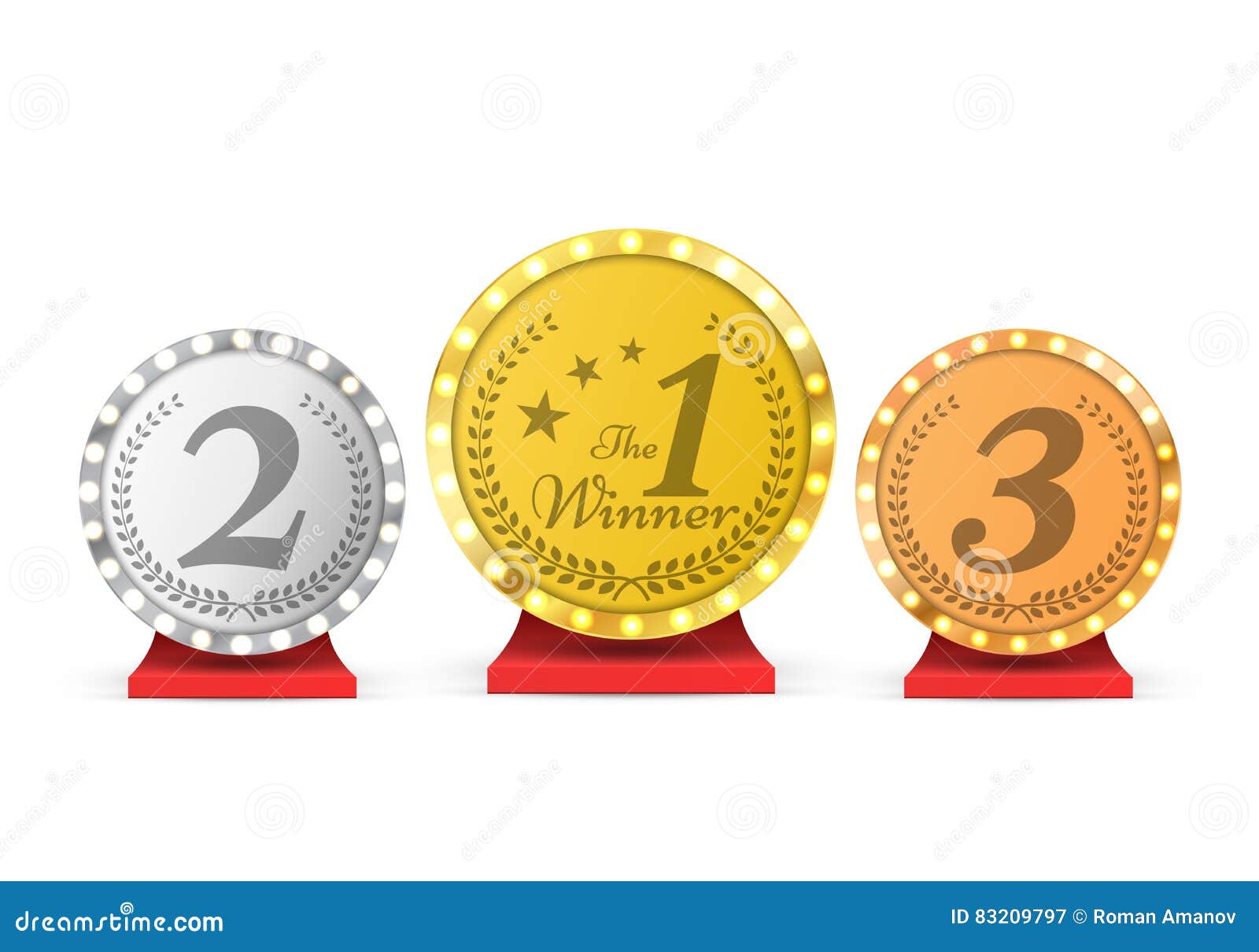 Winners, Concept With Useful Heading In Metal Royalty-Free Stock Image ...