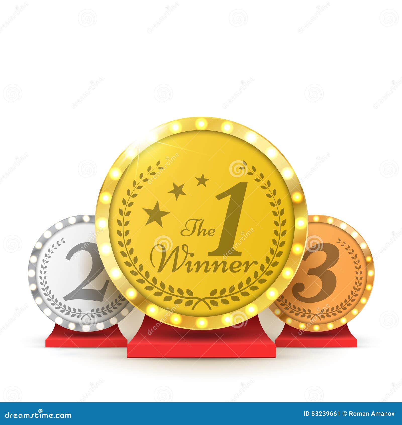 Winners, Concept With Useful Heading In Metal Royalty-Free Stock Image ...
