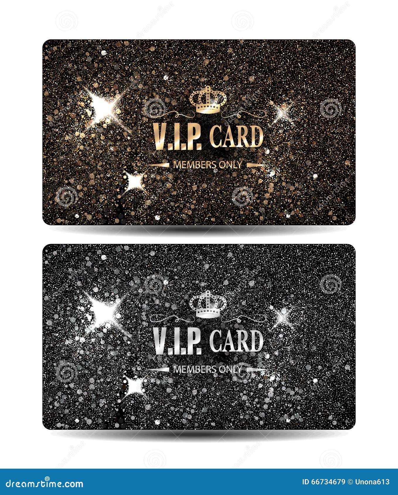 Gold and Silver Cards with Abstract Background Stock Vector ...