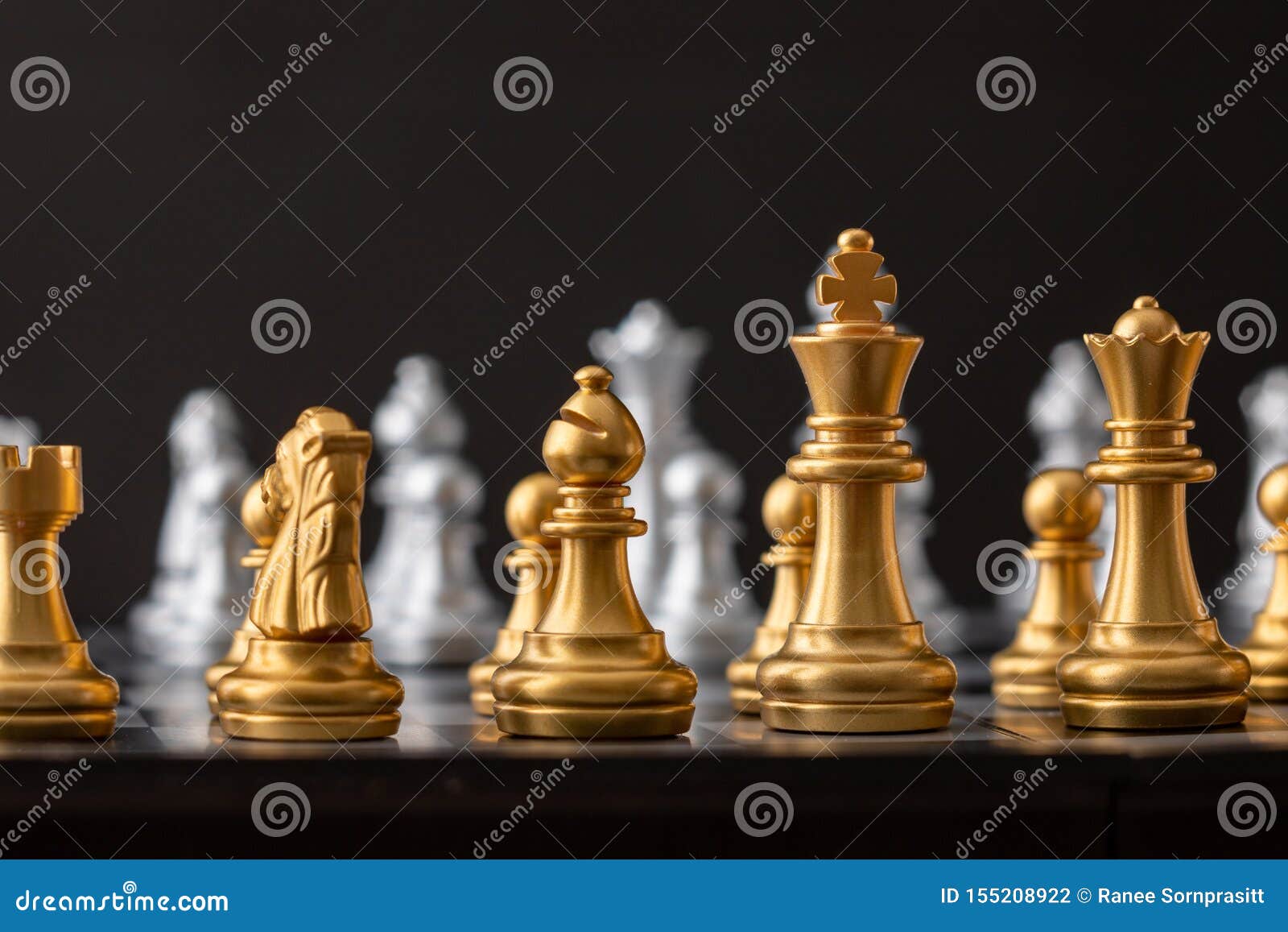 Chess Group Transparent Glass Blur Silhouette Team Challenge Stock ...