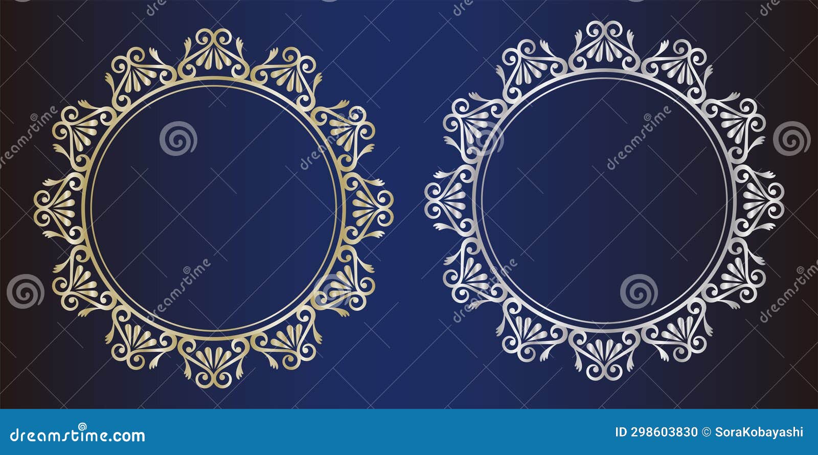 Silver Circular Shaped Background Design For Wallpaper Royalty-Free ...