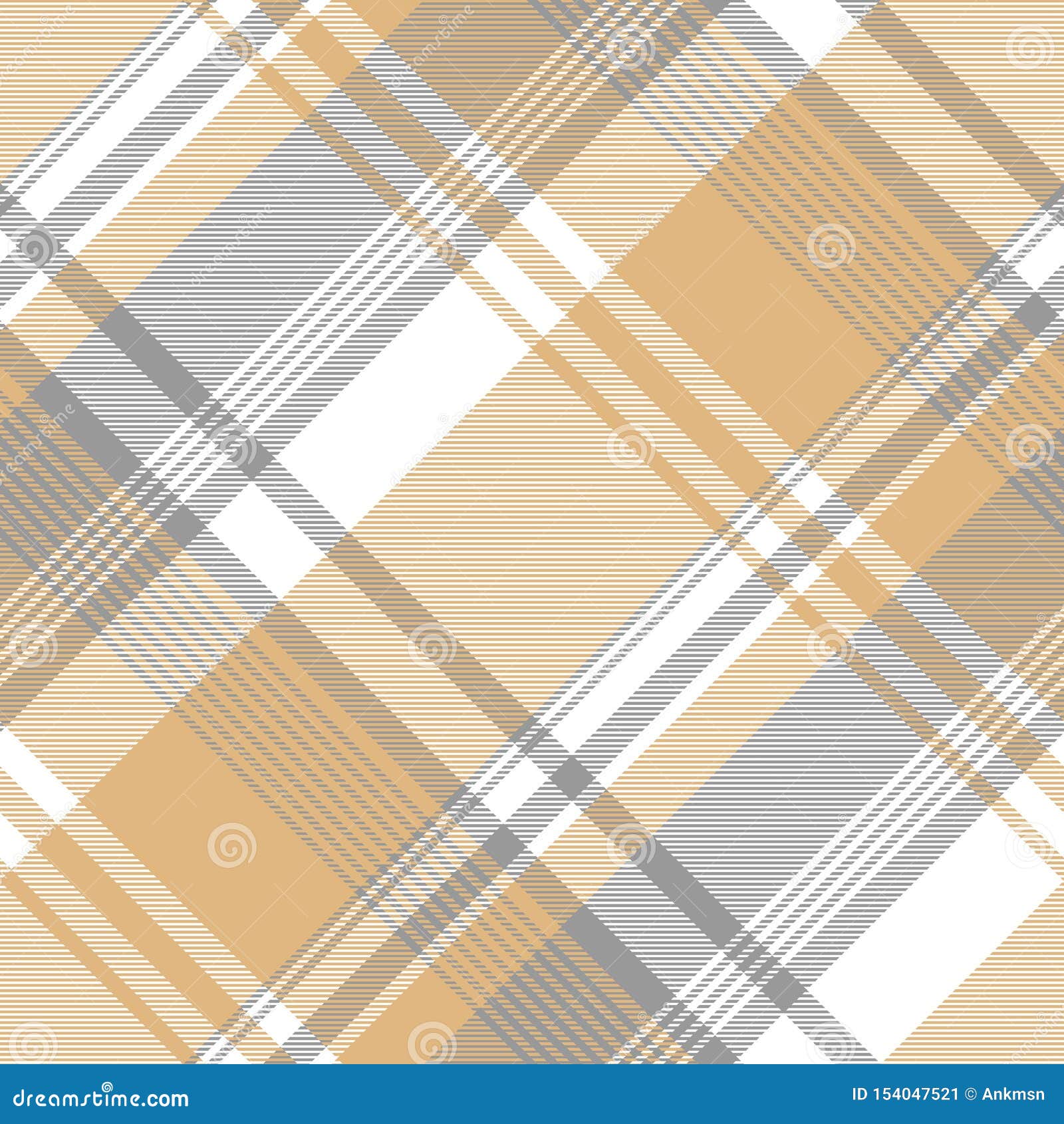 Gold Silver Color Check Fabric Texture Seamless Pattern Stock Vector ...