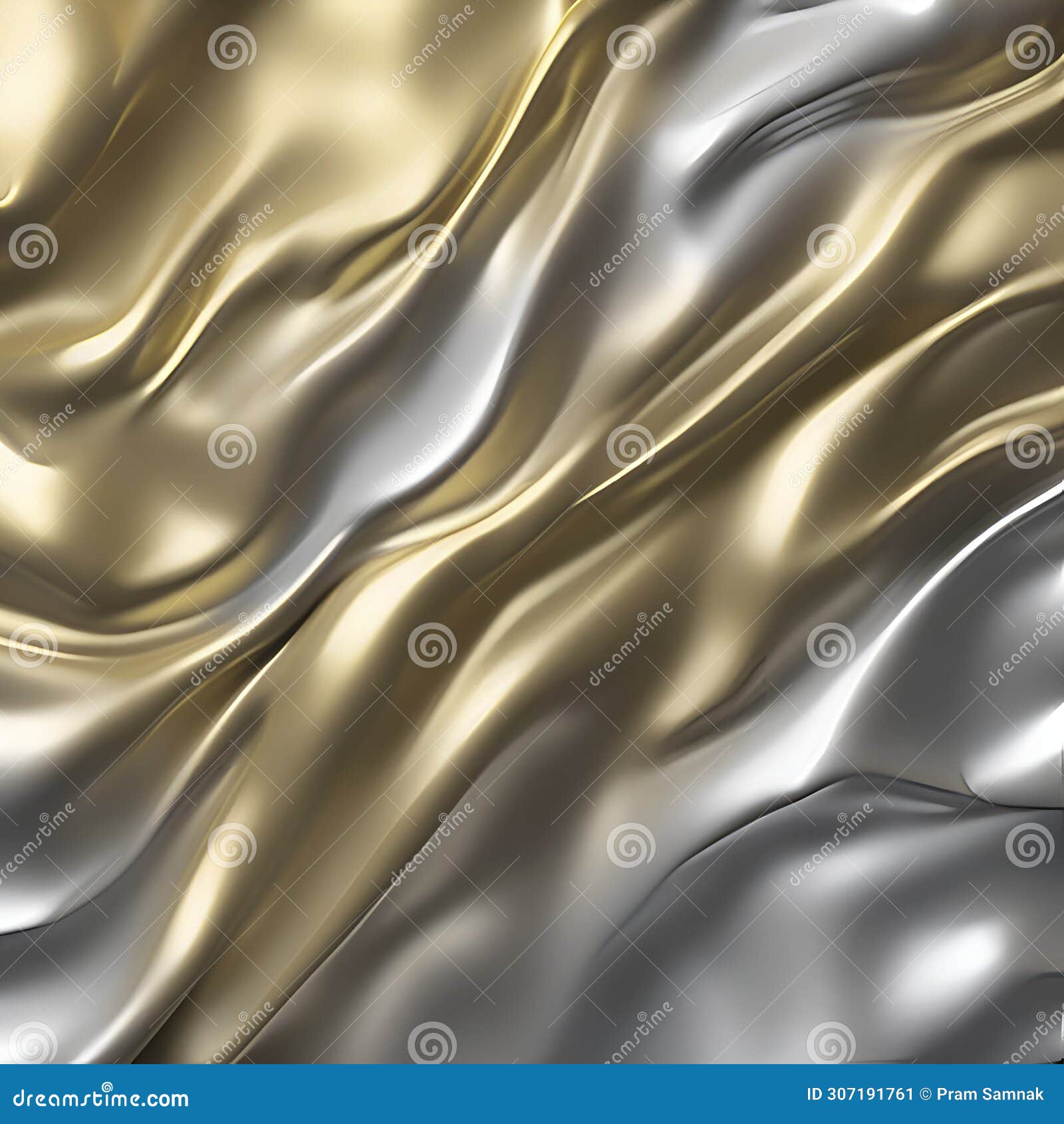 Gold and Silver, Color Gradient Background. Generative AI. Stock ...