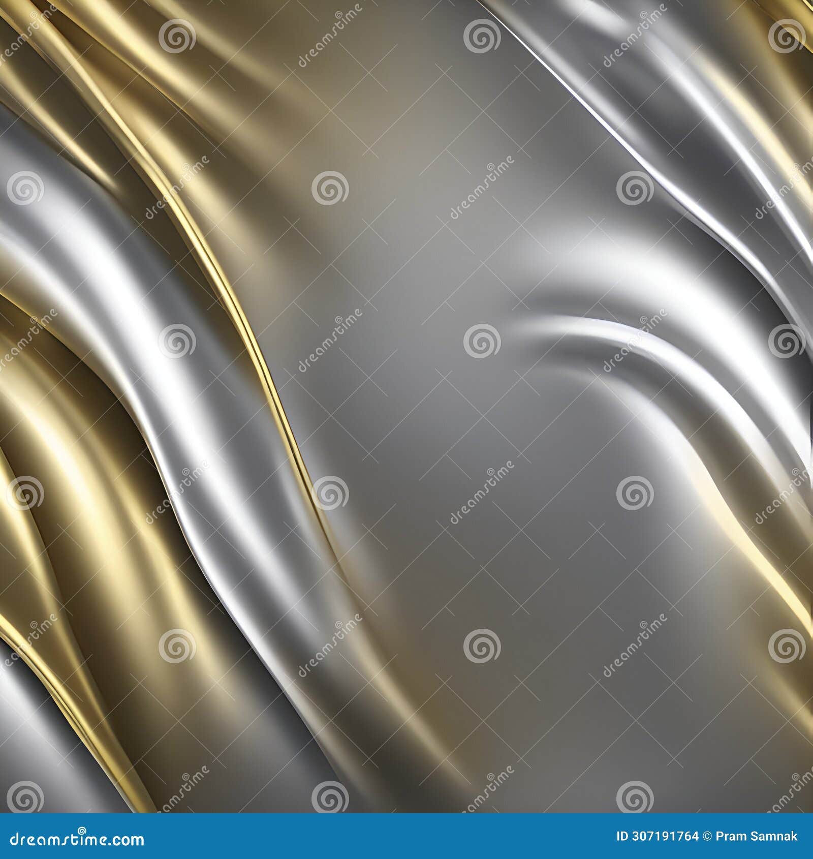 Gold and Silver, Color Gradient Background. Generative AI. Stock ...