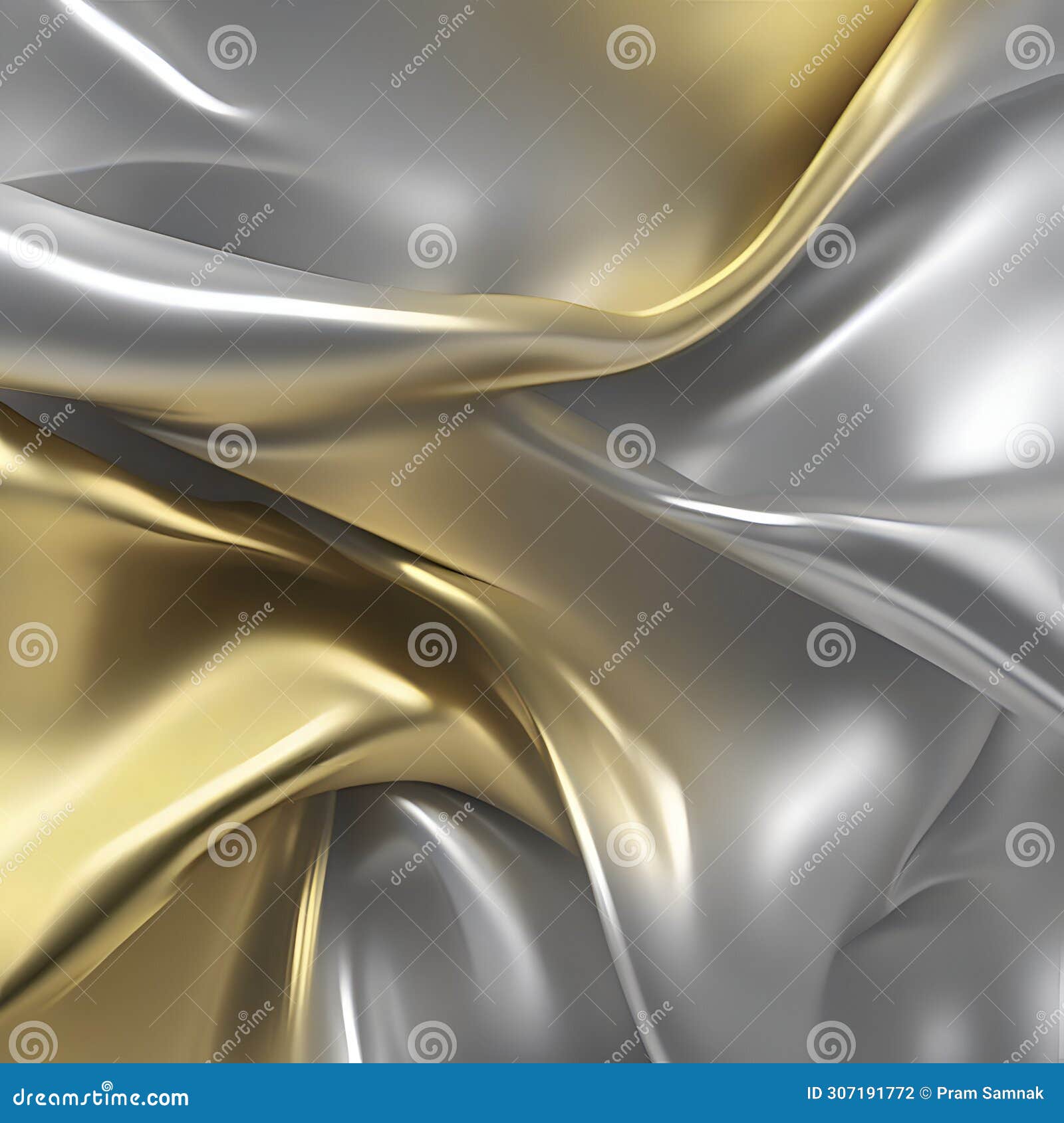 Gold and Silver, Color Gradient Background. Generative AI. Stock ...