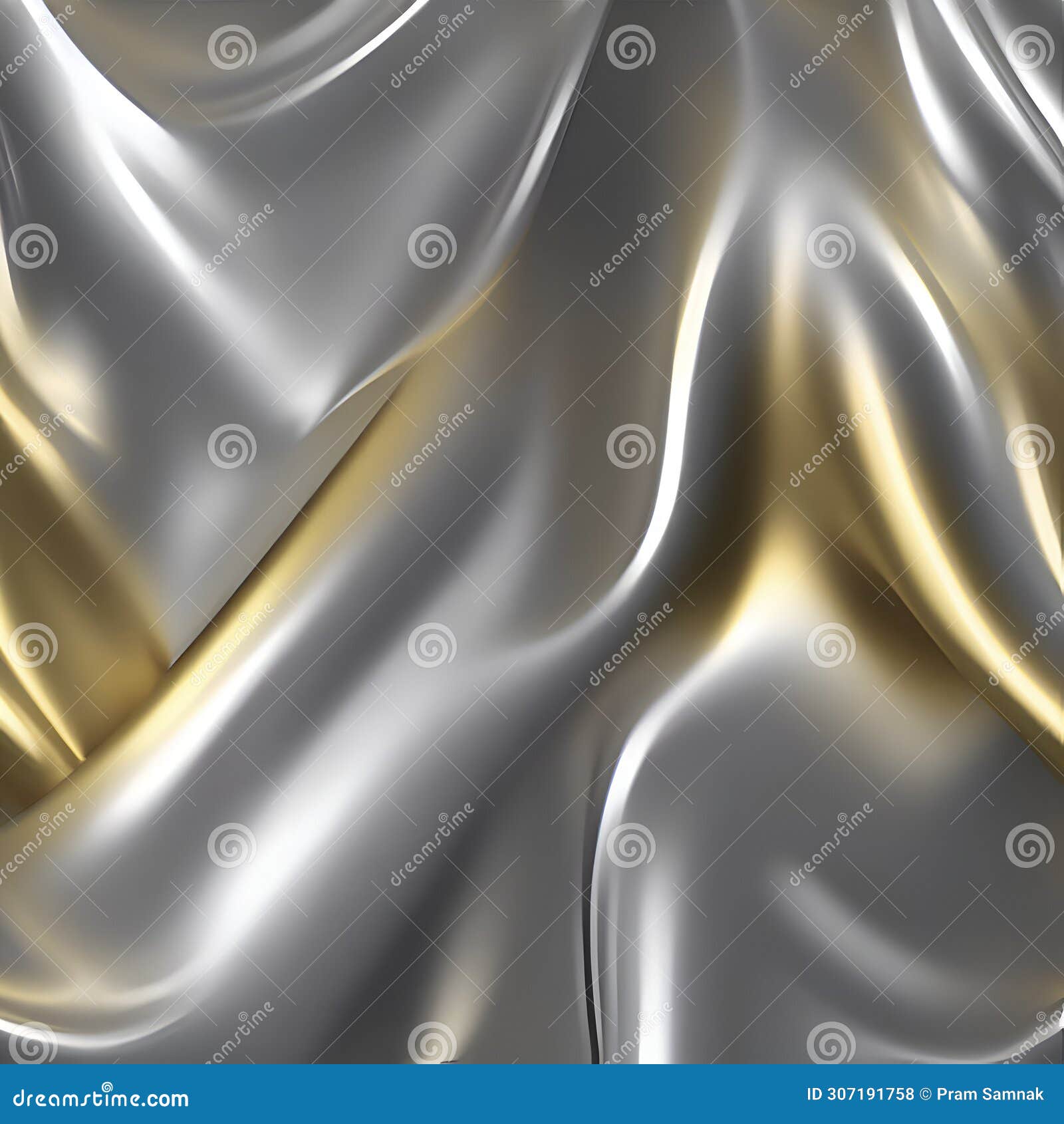 Gold and Silver, Color Gradient Background. Generative AI. Stock ...