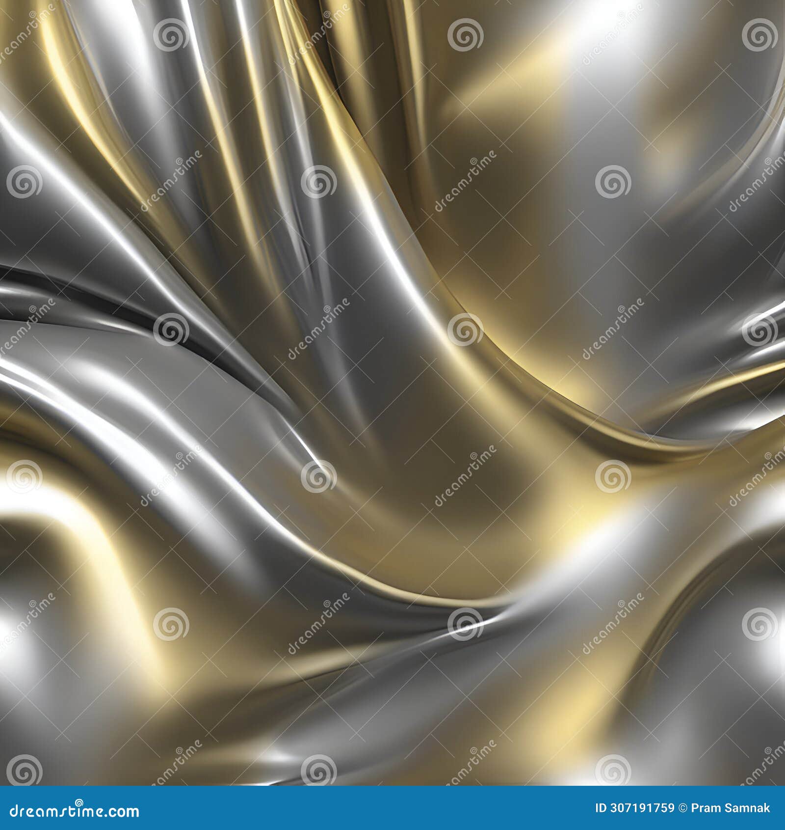 Gold and Silver, Color Gradient Background. Generative AI. Stock ...