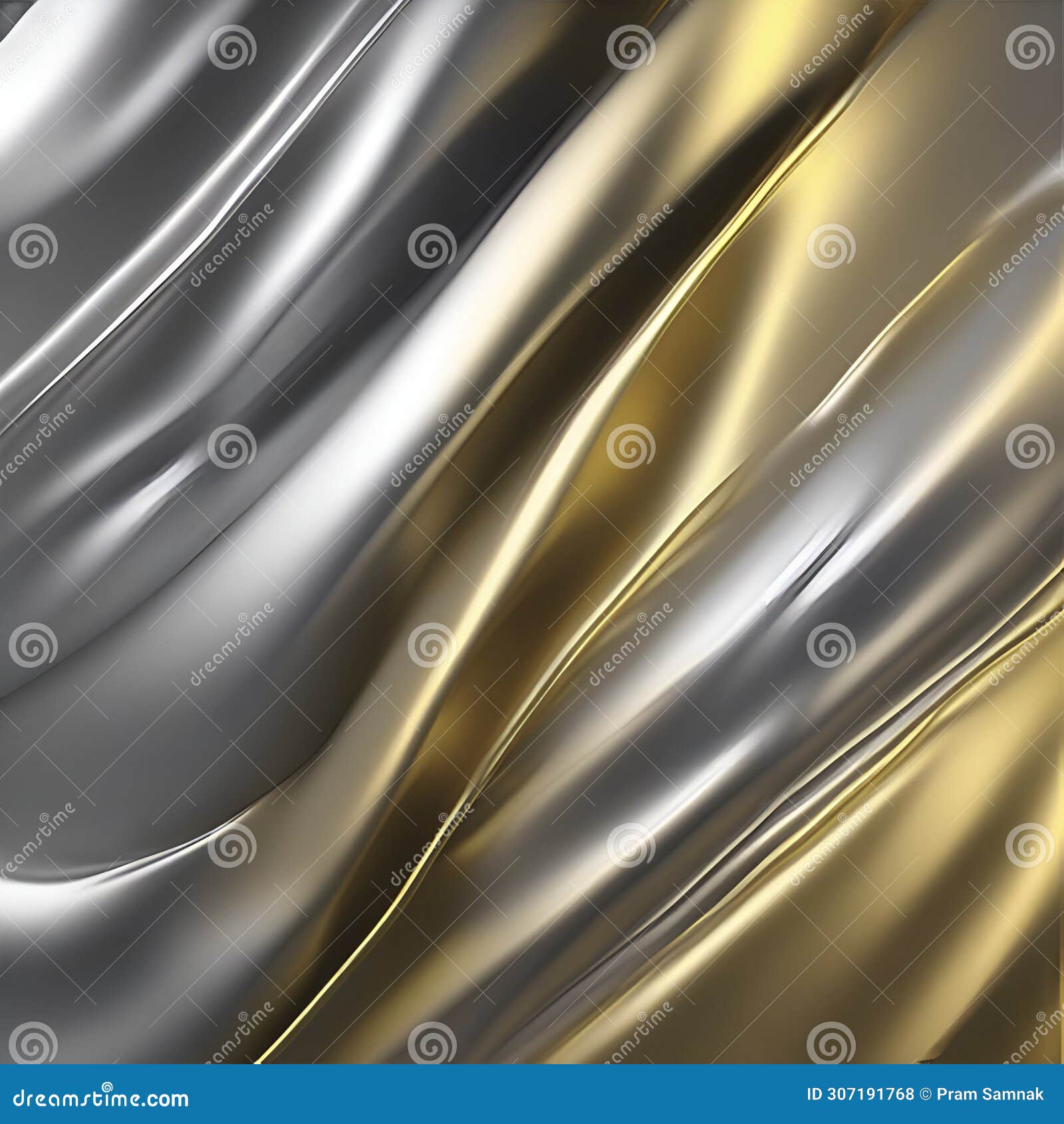 Gold and Silver, Color Gradient Background. Generative AI. Stock ...