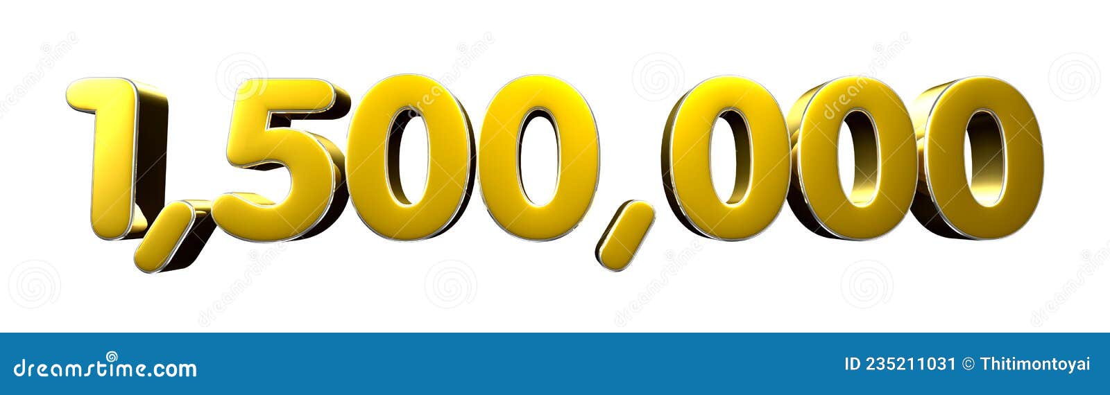 1500000 gold. stock illustration. Illustration of commerce - 235211031