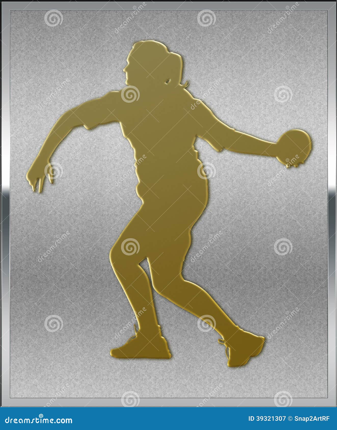 Girl Discus Thrower Turning To Throw Cartoon Vector | CartoonDealer.com ...