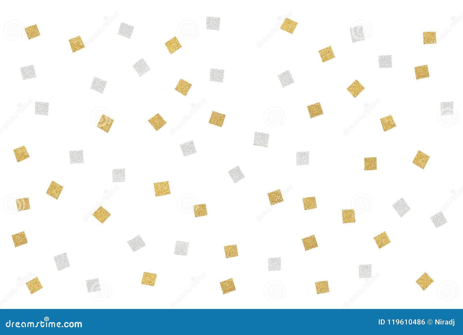 Gold and Silver Glitter Square Paper Stock Photo - Image of gold ...
