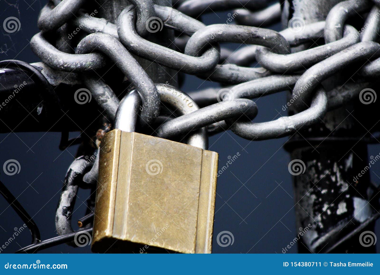Galvanised Padlock Stock Photography | CartoonDealer.com #60331724