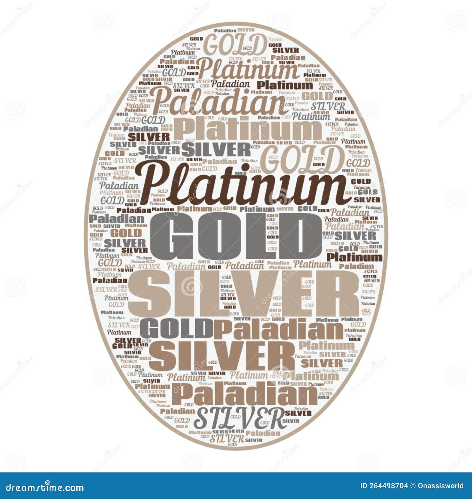 Gold Silver Platinum Paladium Abstract Text Header Background ...