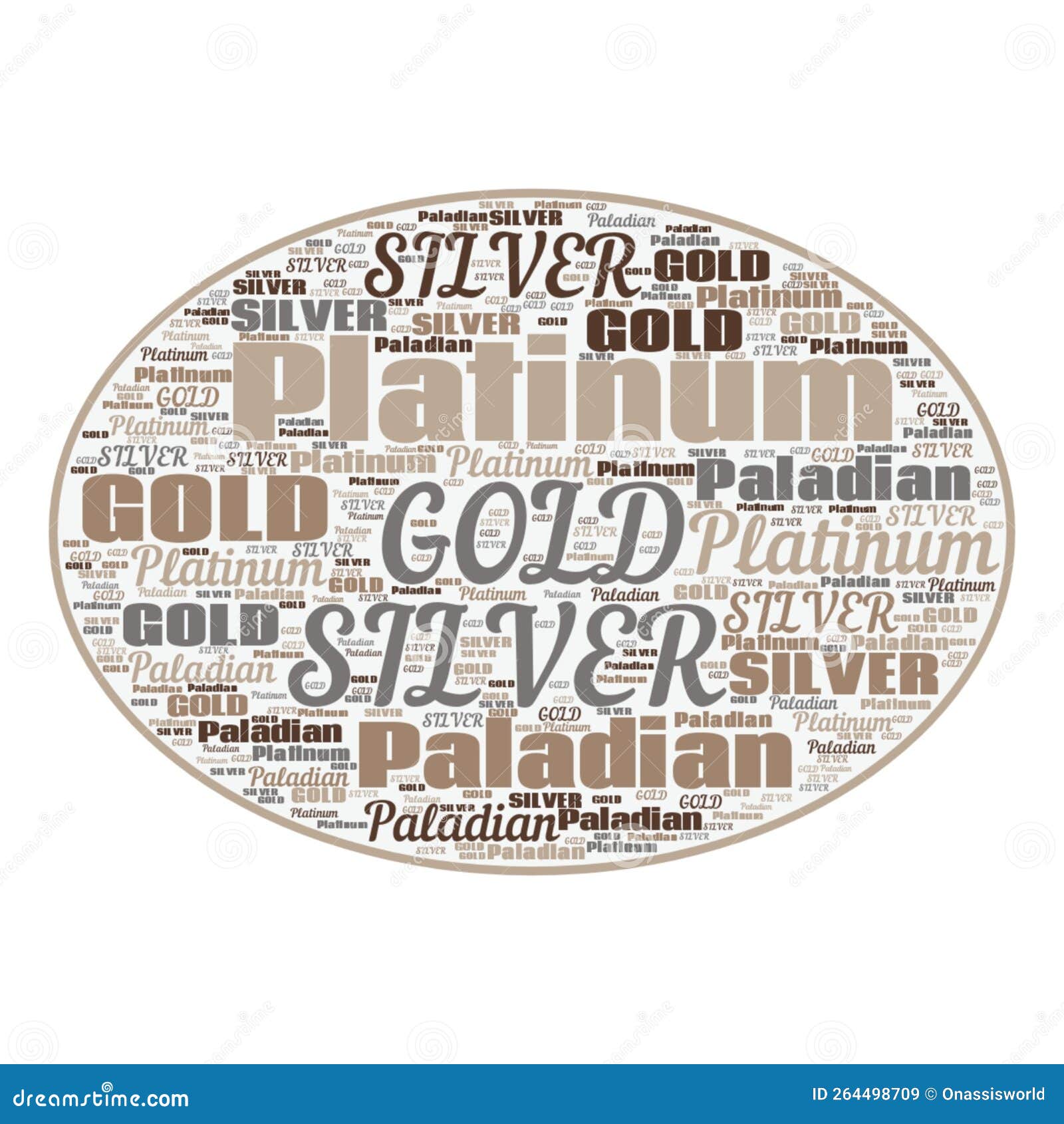 Gold Silver Platinum Paladium Abstract Text Header Background ...