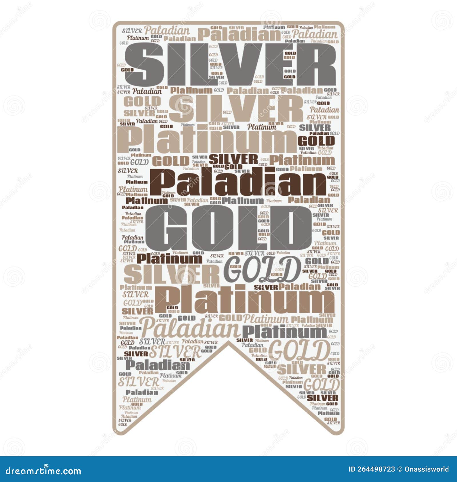 Gold Silver Platinum Paladium Abstract Text Header Background ...