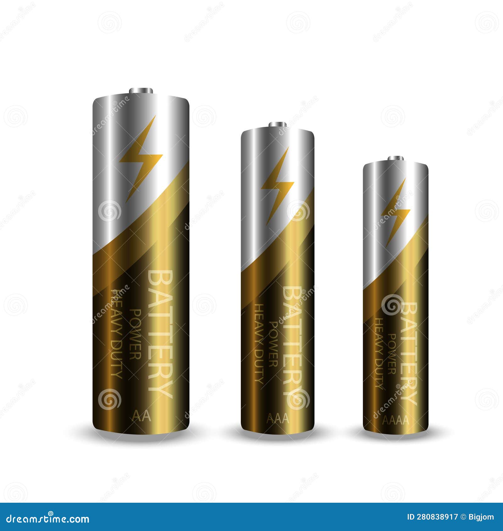 Realistic Alkaline Battery Banner. 3d Isolated Object And Blister ...
