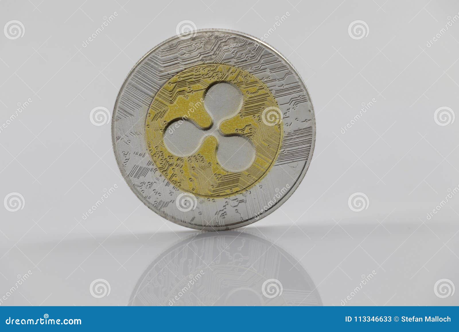 A Gold and Silver Ripple XRP Token Editorial Stock Photo - Image of ...