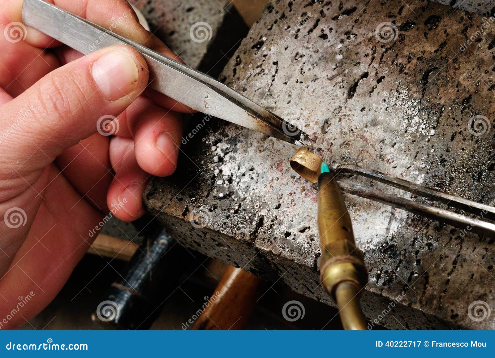 Gold stock image. Image of craftsman, stones, precious - 40222717