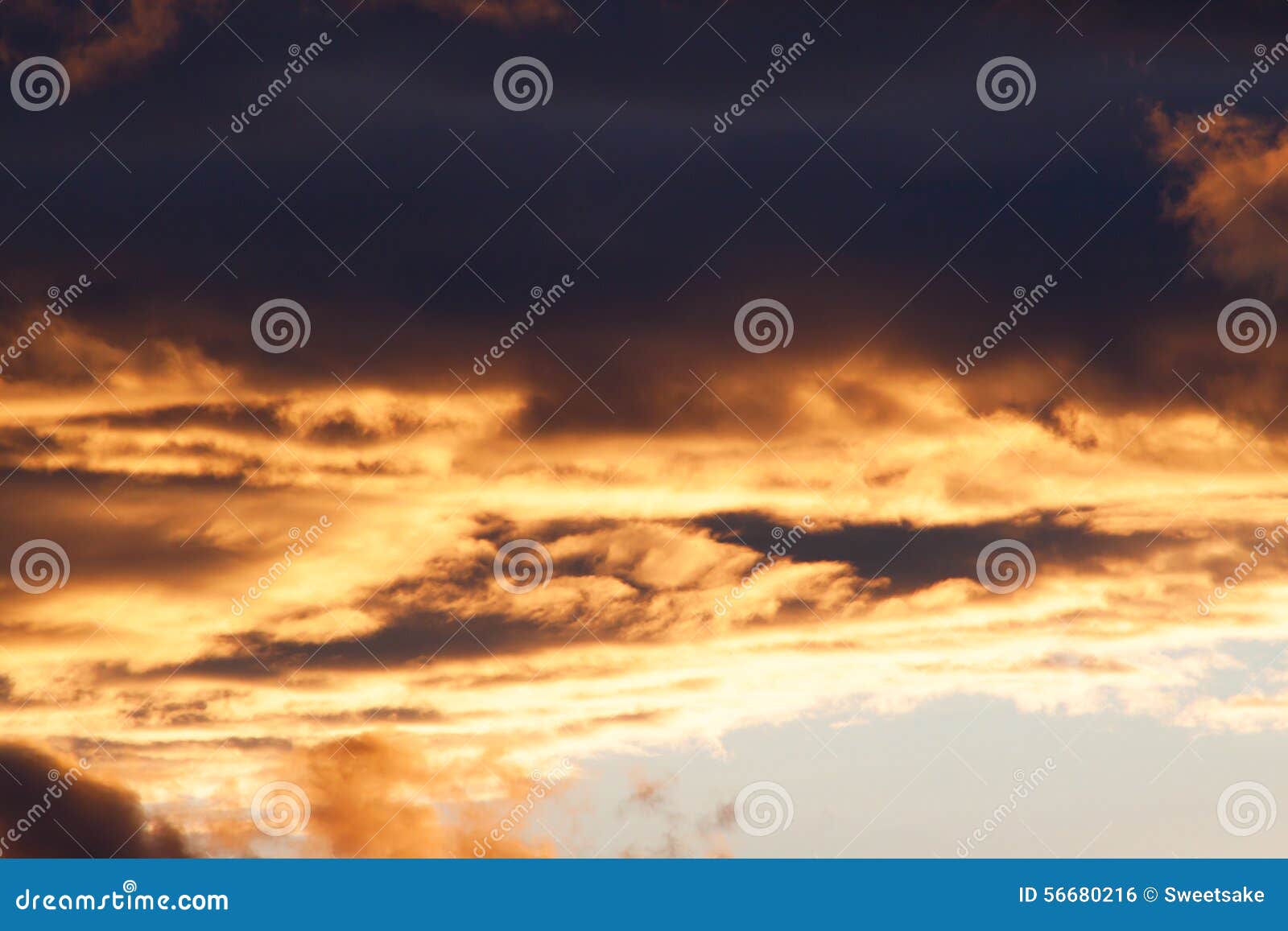 Gold sky abstract stock photo. Image of dramatic, cloudscape - 56680216