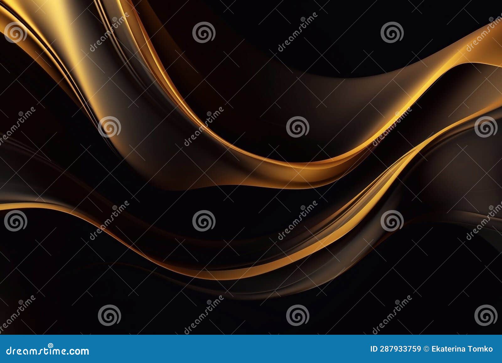 Gold Smoke Abstract Colorful Texture Background. Generative AI Stock ...