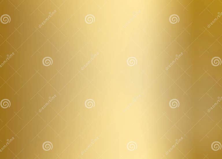 Gold Smooth Metal Plate stock illustration. Illustration of brushed ...