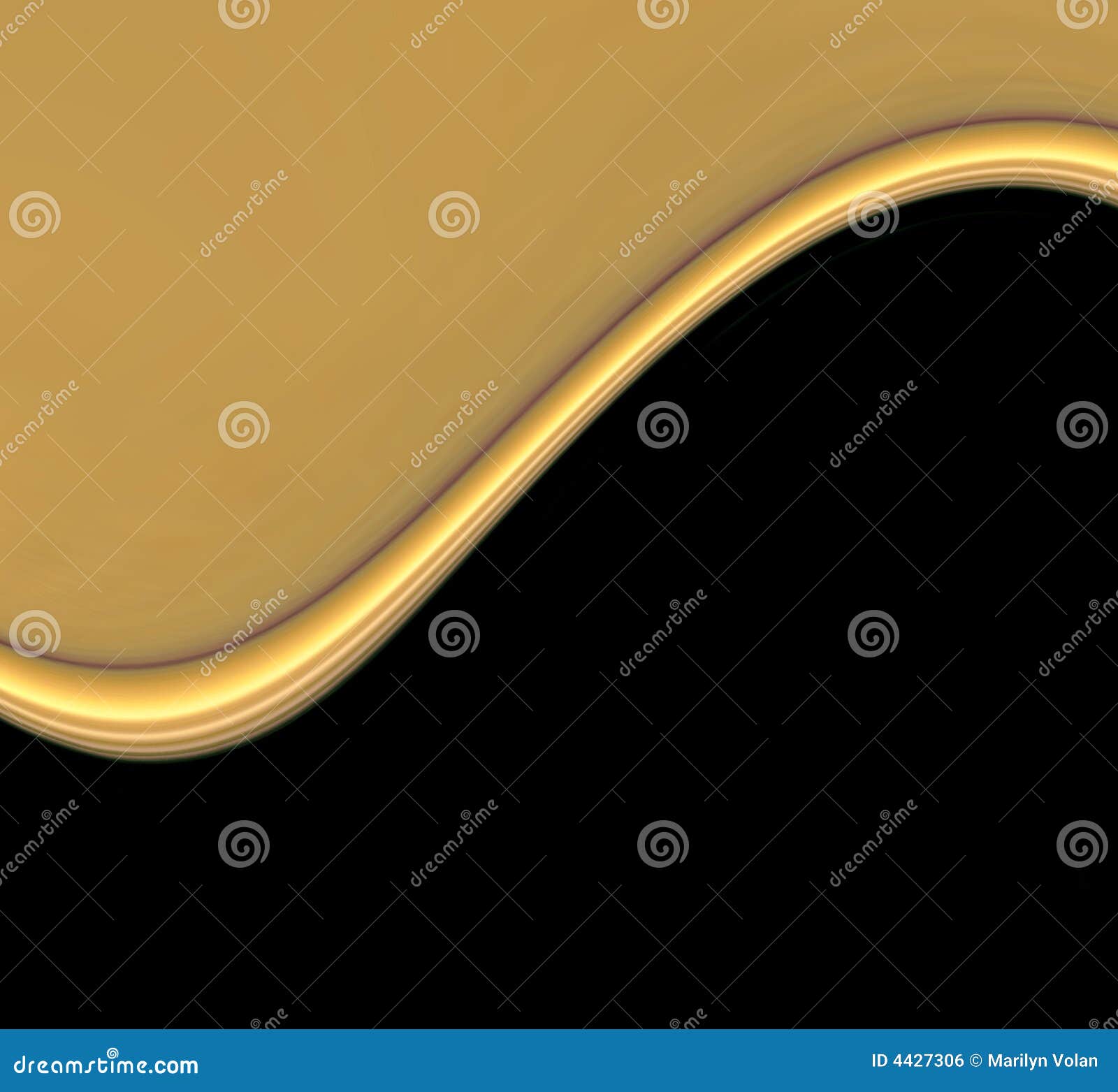 Gold Smooth Wave stock illustration. Illustration of silk - 4427306