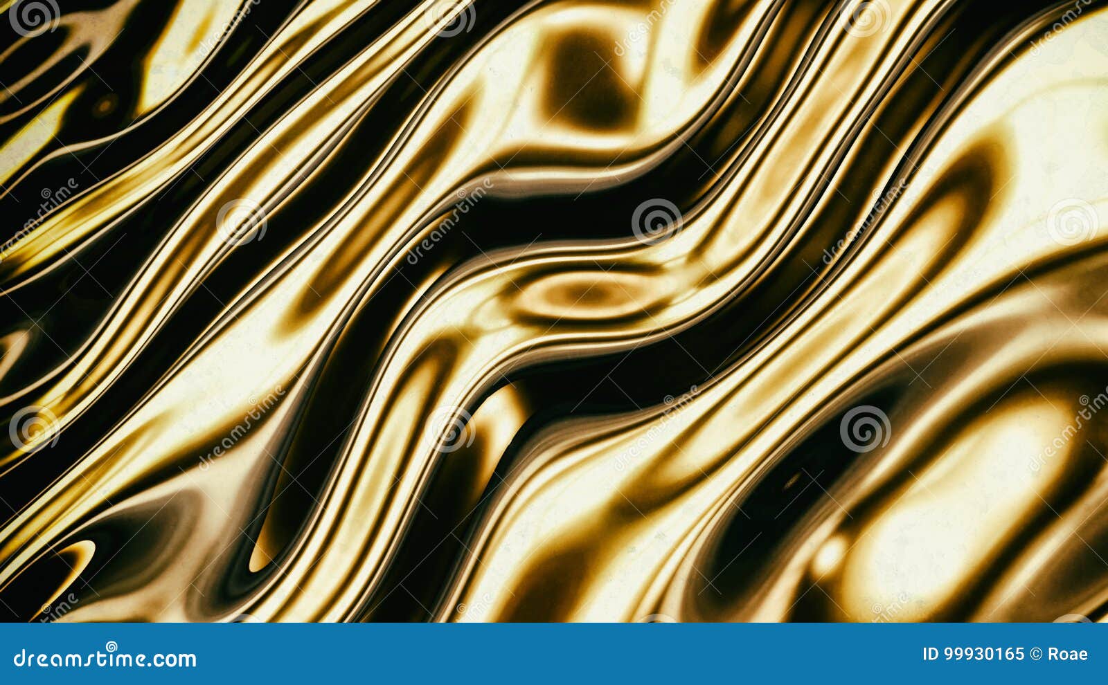 Gold smooth waves 3d stock image. Image of motion, creative - 99930165