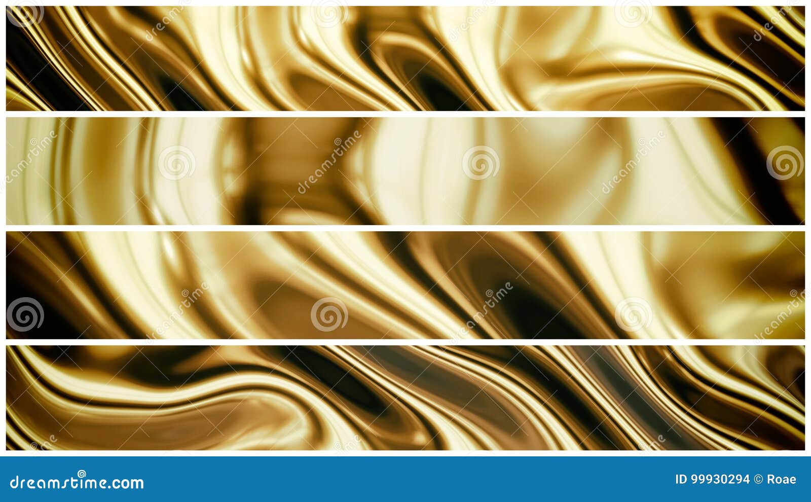 Gold smooth waves 3d stock illustration. Illustration of pattern - 99930294