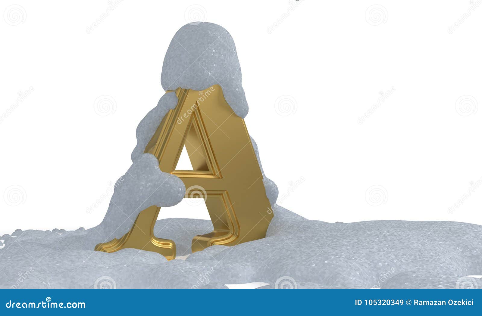 Snow Alphabet Vector Illustration | CartoonDealer.com #7158310