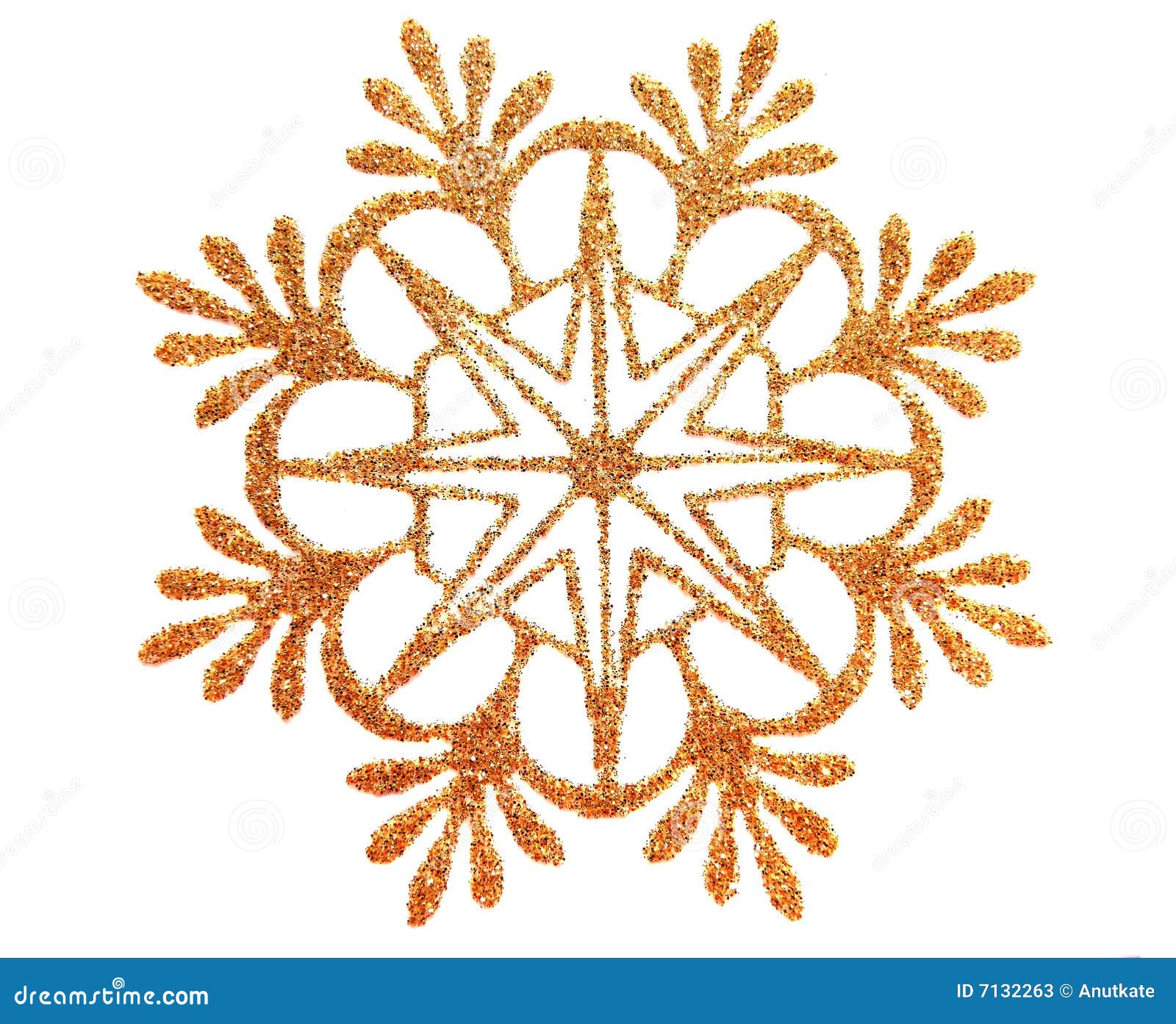 Gold snow star stock illustration. Illustration of season - 7132263