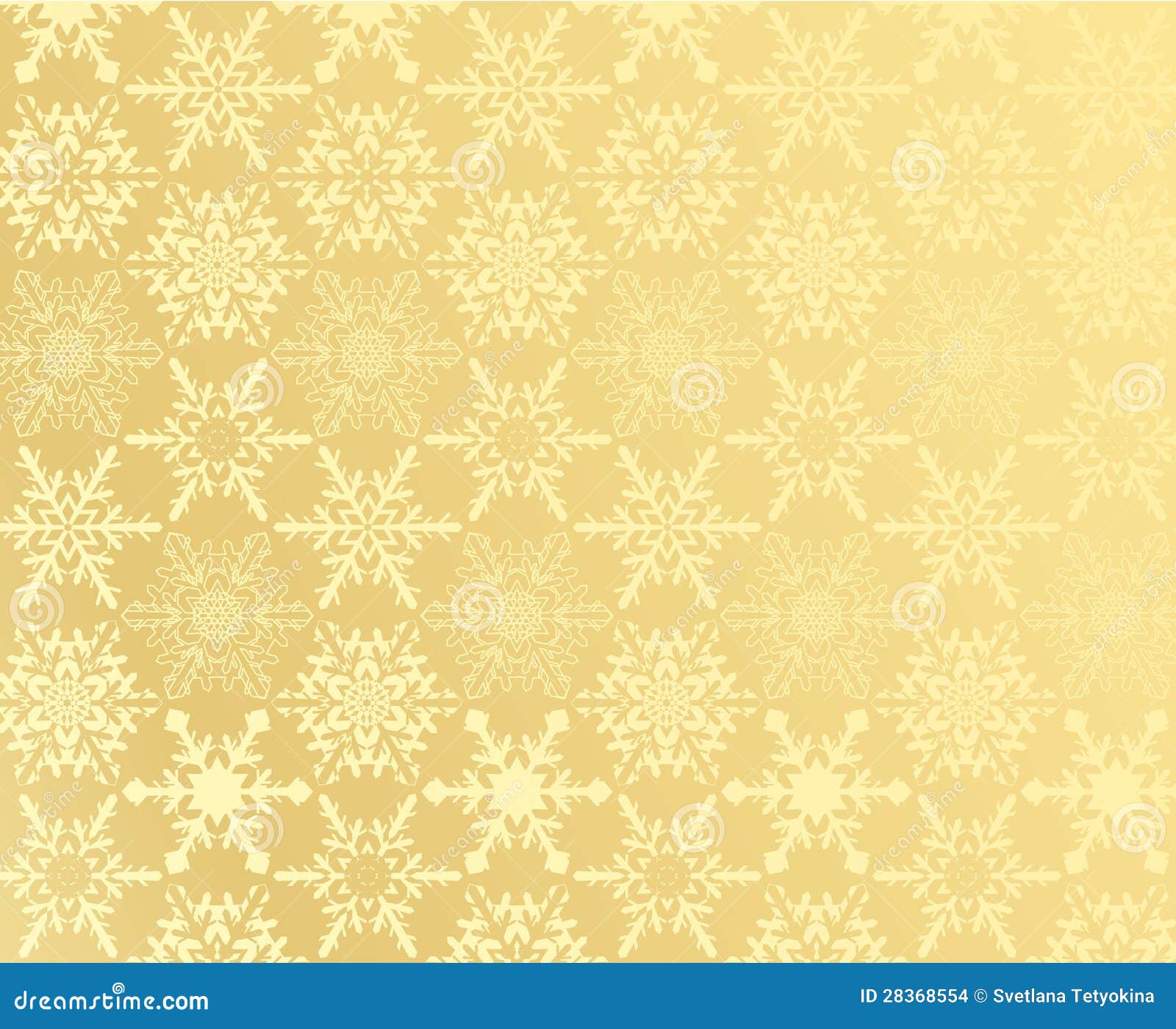 Gold snowflake pattern stock illustration. Illustration of holiday ...