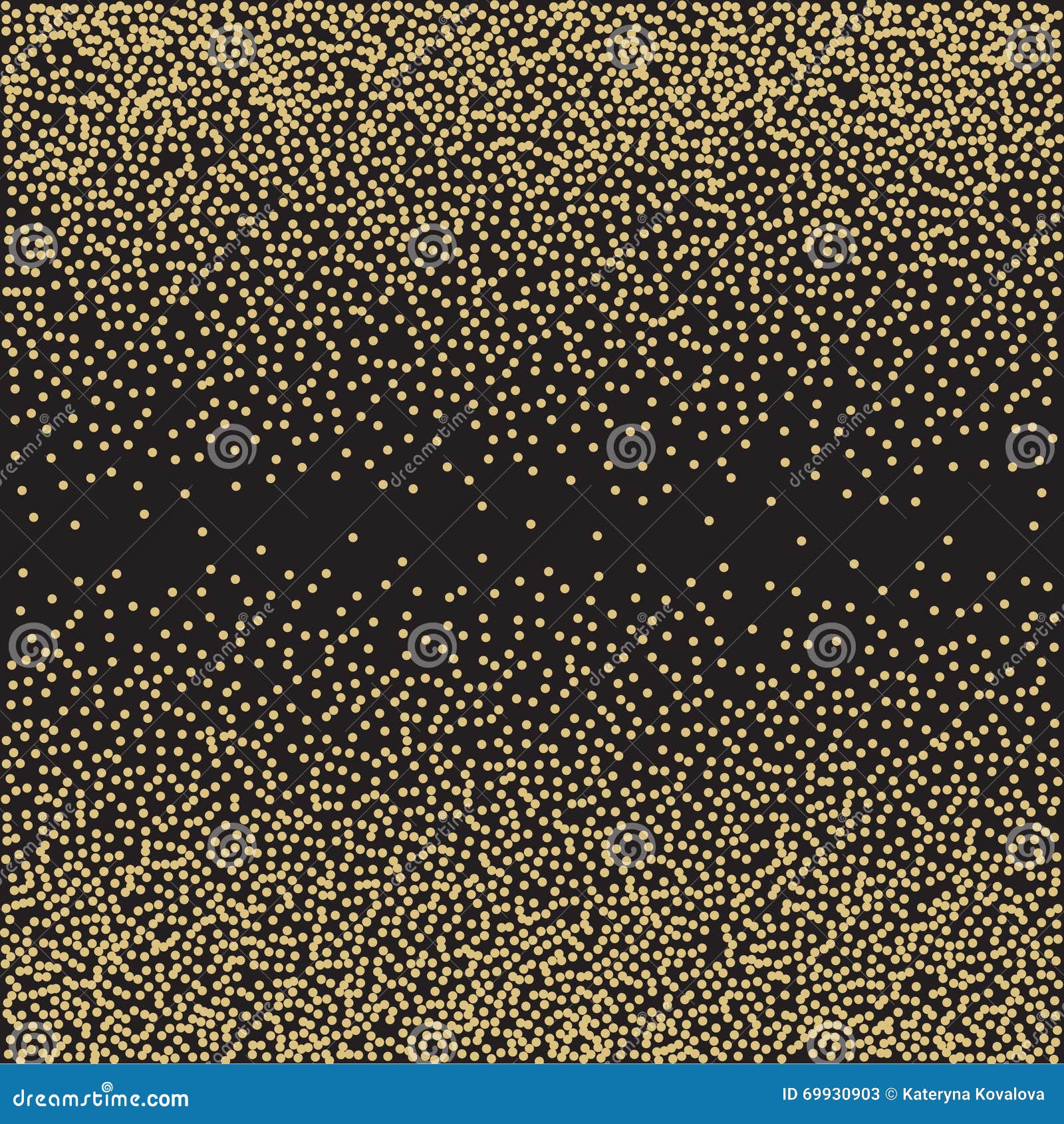 Gold Sparkle Vector Template for Your Text. Stock Vector - Illustration ...