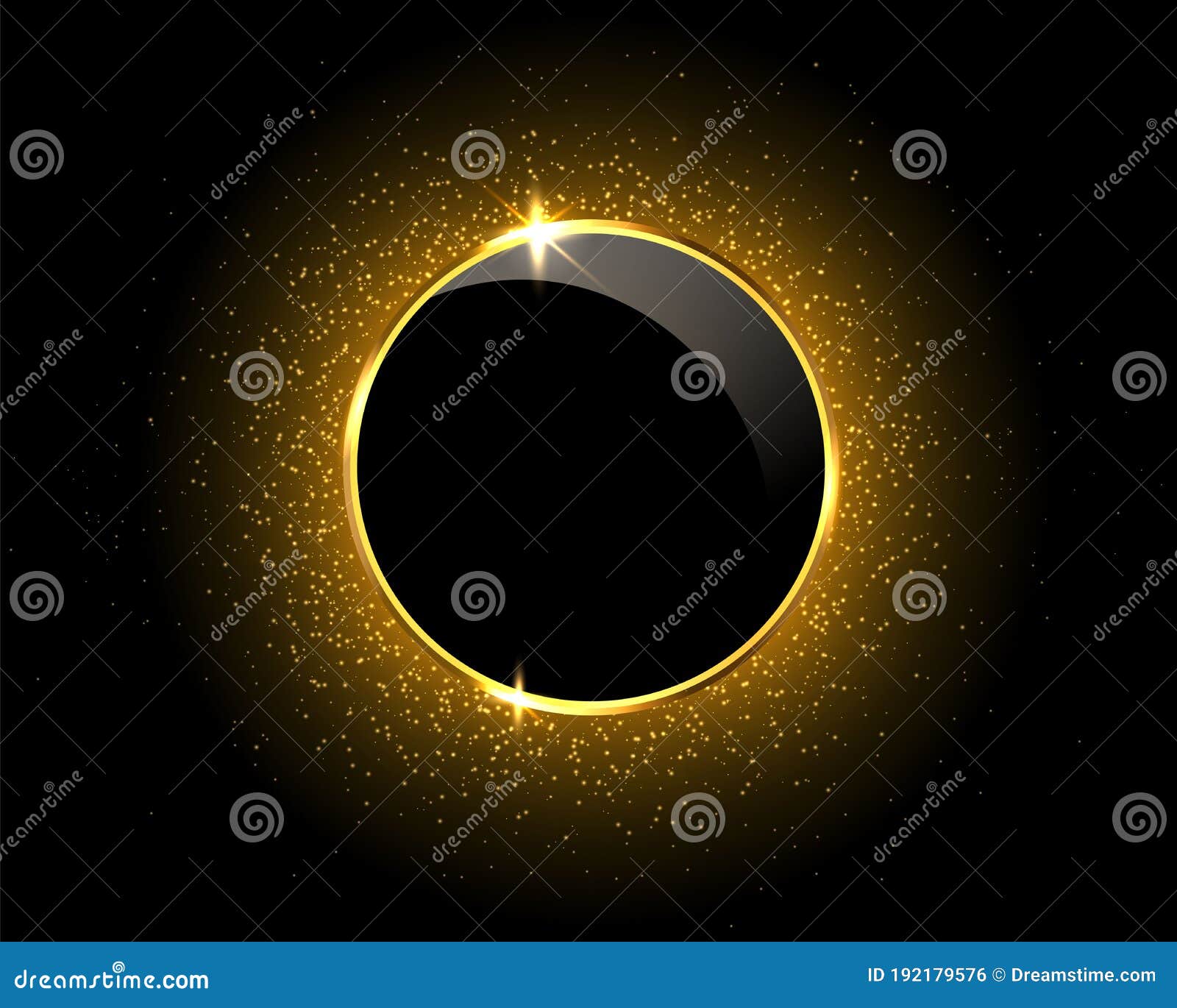 Gold Sparkling Glitter Circle Stock Illustration - Illustration of ... Gold Sparkling Glitter Circle Stock Illustration - Illustration of ...