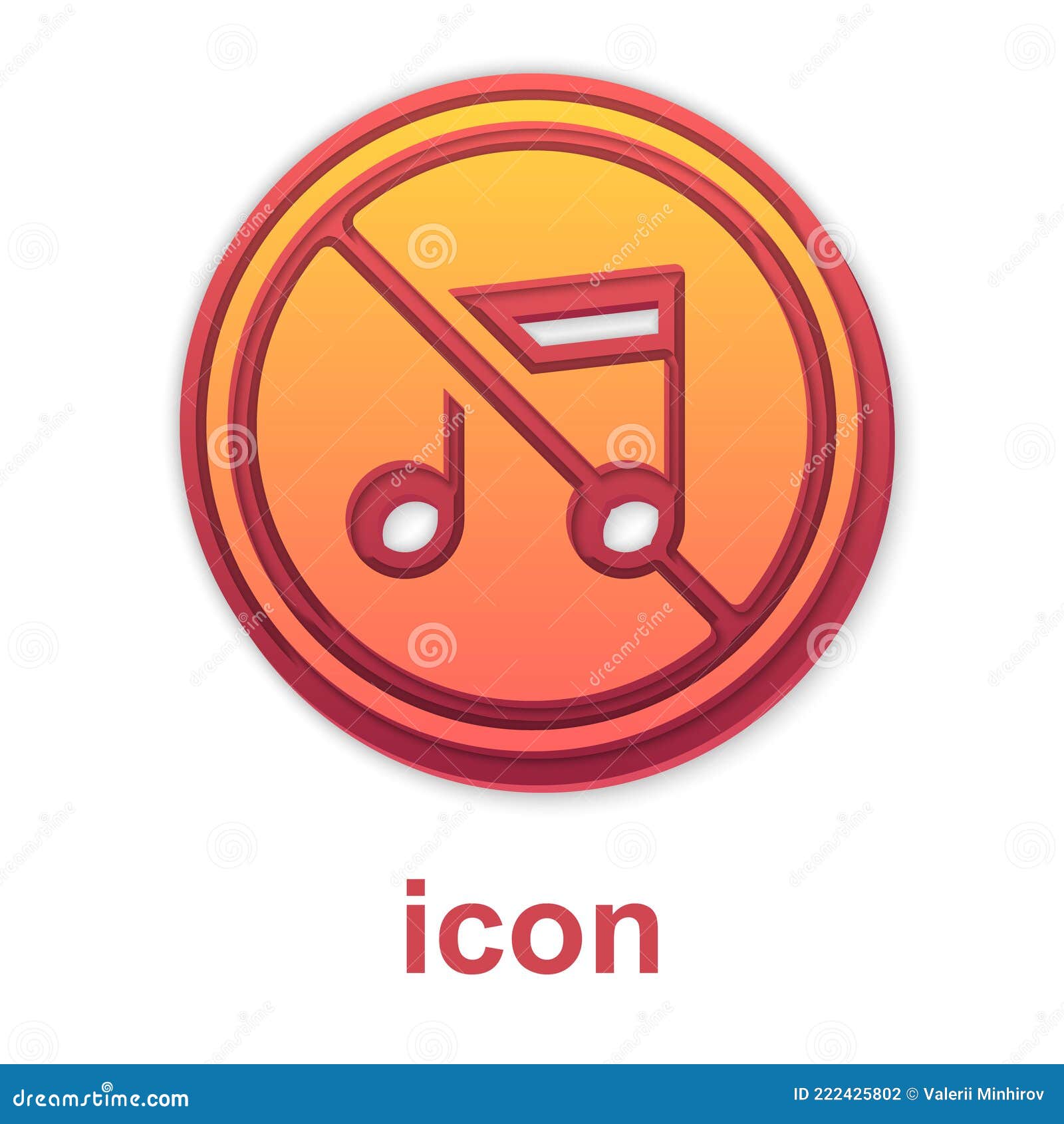 Gold Speaker Volume, Audio Voice Sound Symbol, Media Music Icon ...