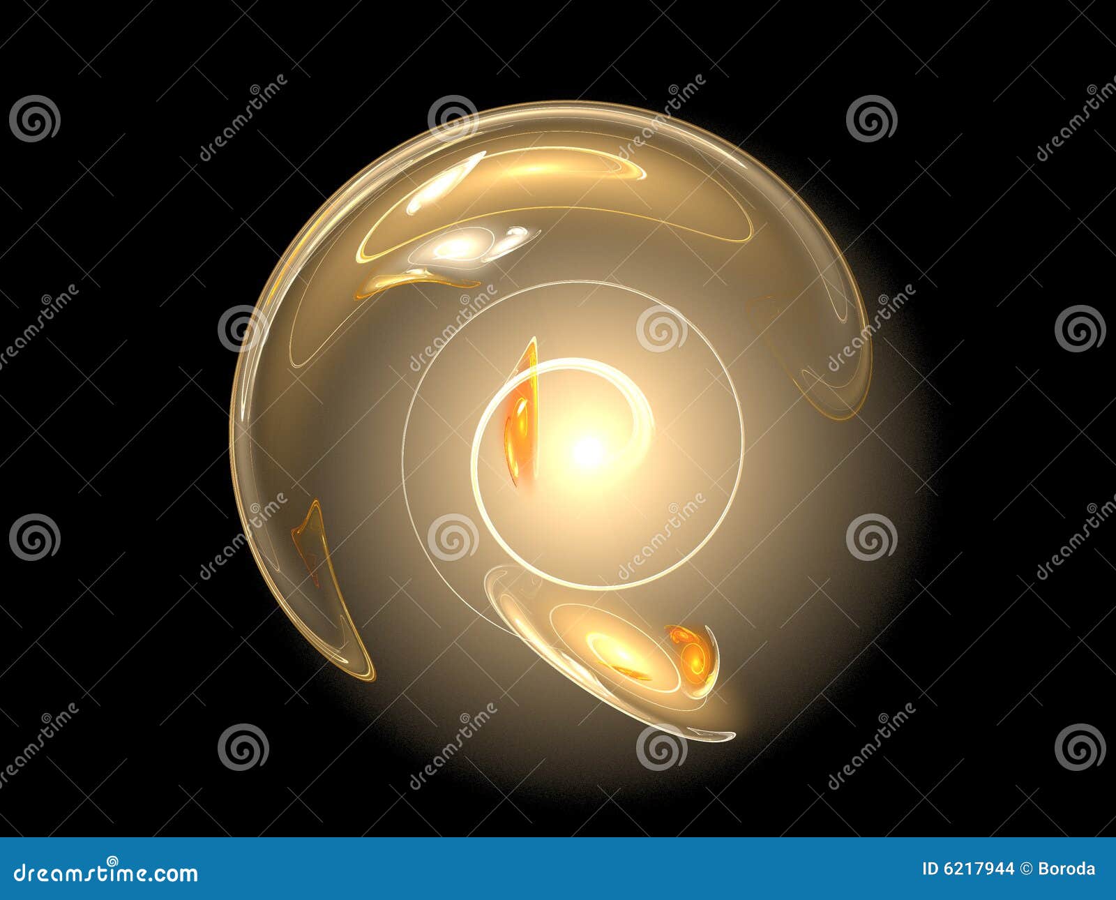 Gold sphere. Abstract stock illustration. Illustration of generation ...