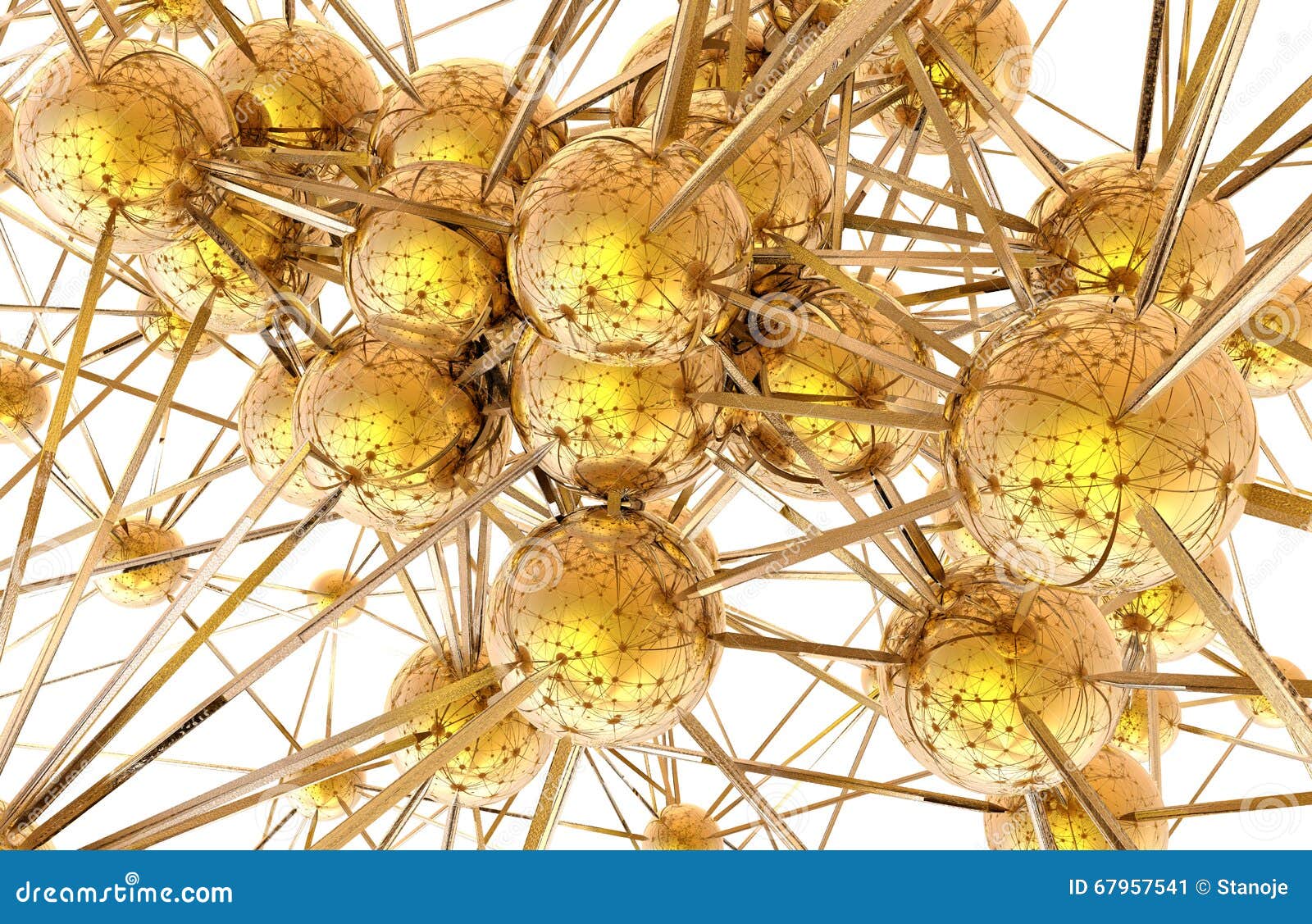 Gold Sphere Network Royalty-Free Stock Photography | CartoonDealer.com ...