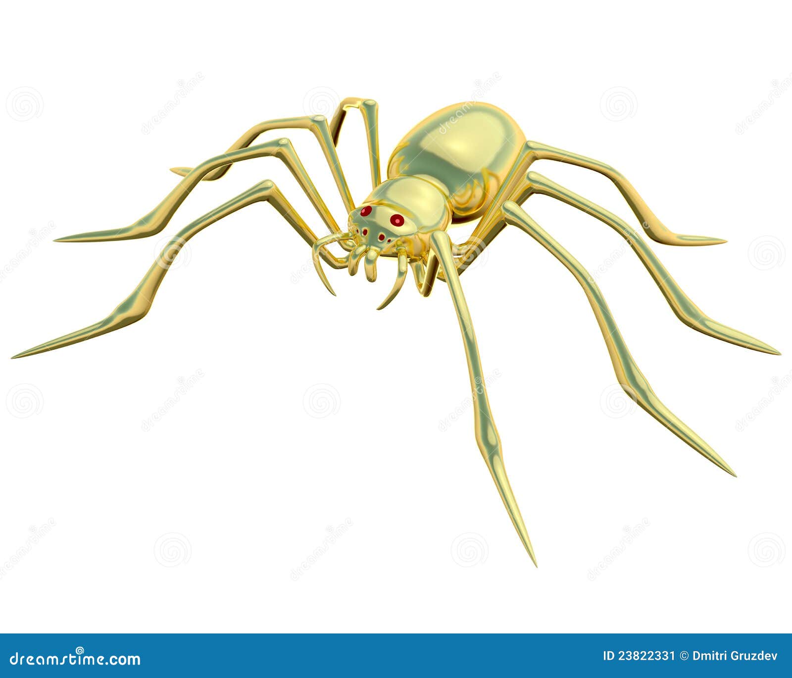 Gold Spider: Hyperrealistic Sculpture Inspired By Chromepunk And ...