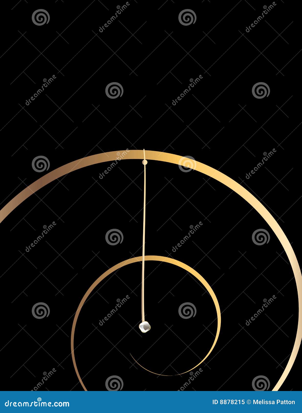 Gold Spiral Background Logo Design, Round Dots Texture Geometric Op Art ...